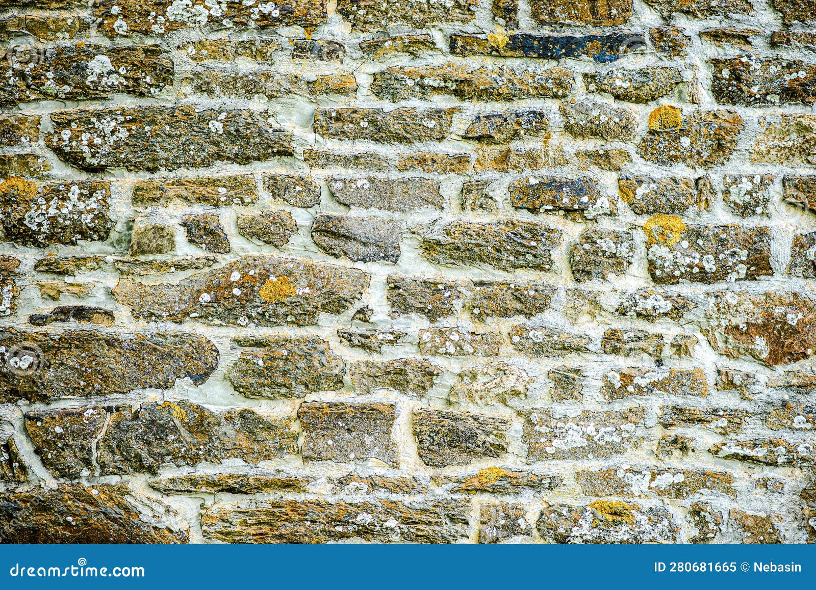 Old Stone Wall with Mold. Can Be Used As Background Stock Image - Image ...