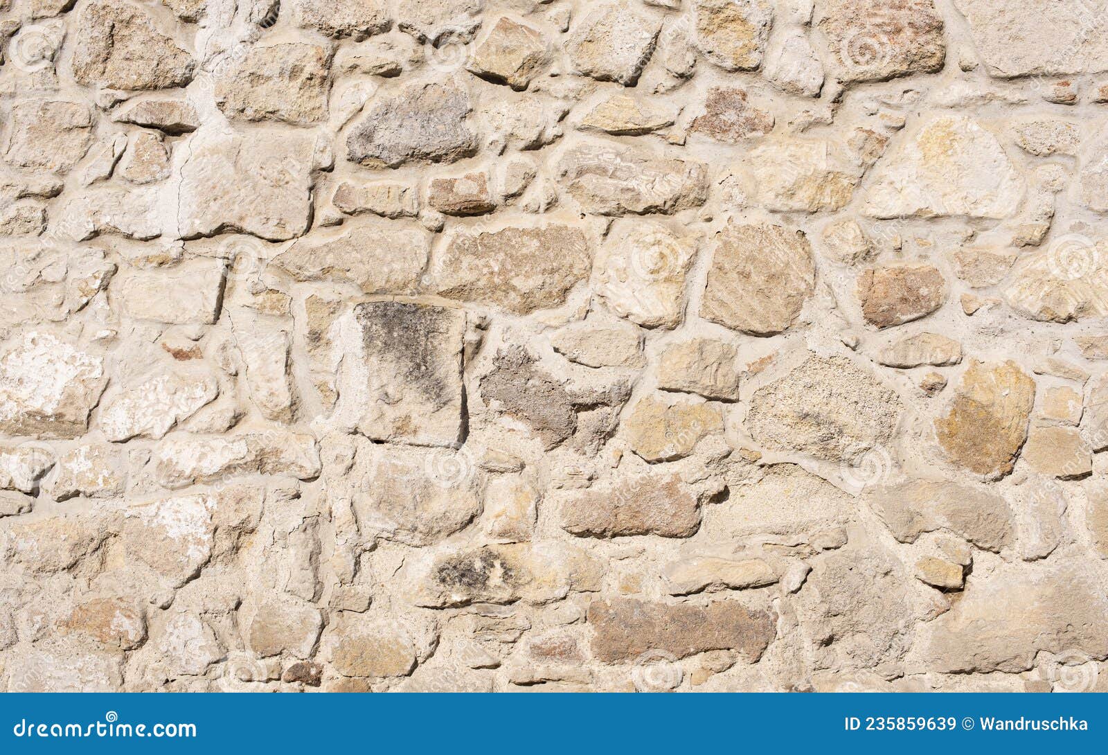 An Old Stone Wall with a Nice Structure Stock Image - Image of ...
