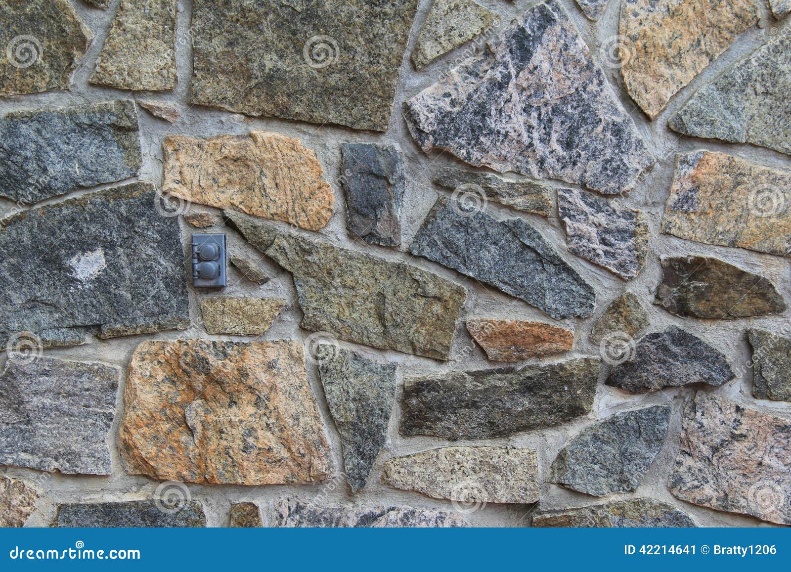Old stone wall with outlet stock image. Image of craftsmanship - 42214641