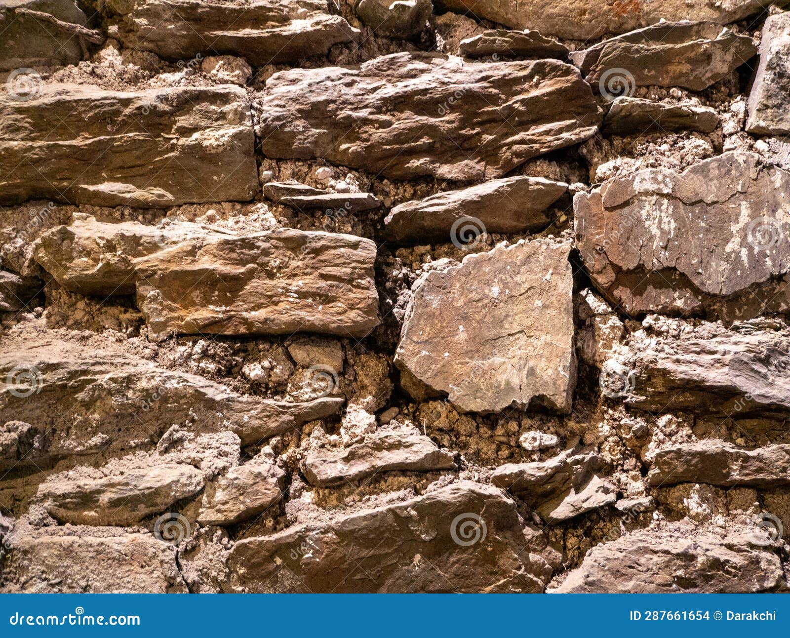 Old Stone Wall Pattern Close View Background, Ancient Bricks Surface ...