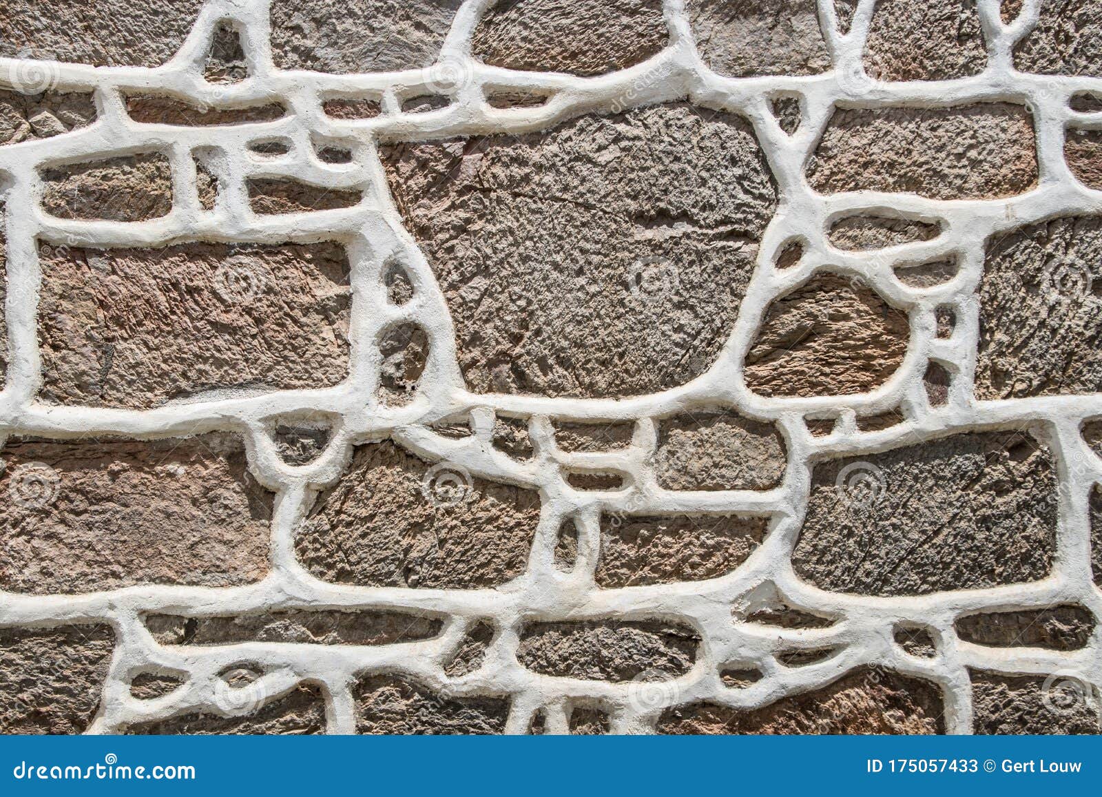 Old Stone Wall with Plaster Patterns Stock Image - Image of foreground ...
