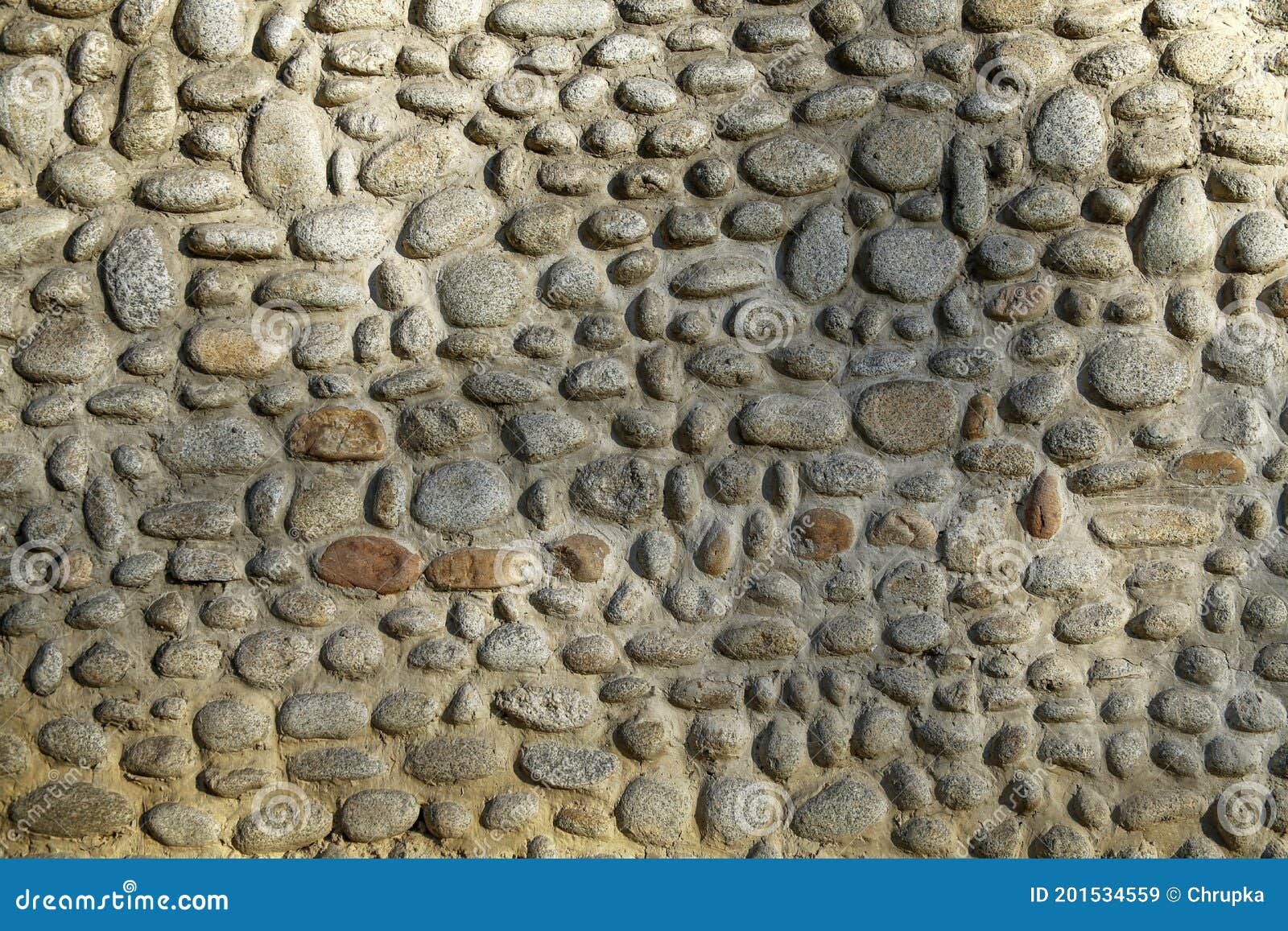 Stone Wall in the Rays of the Setting Sun Stock Image - Image of ...