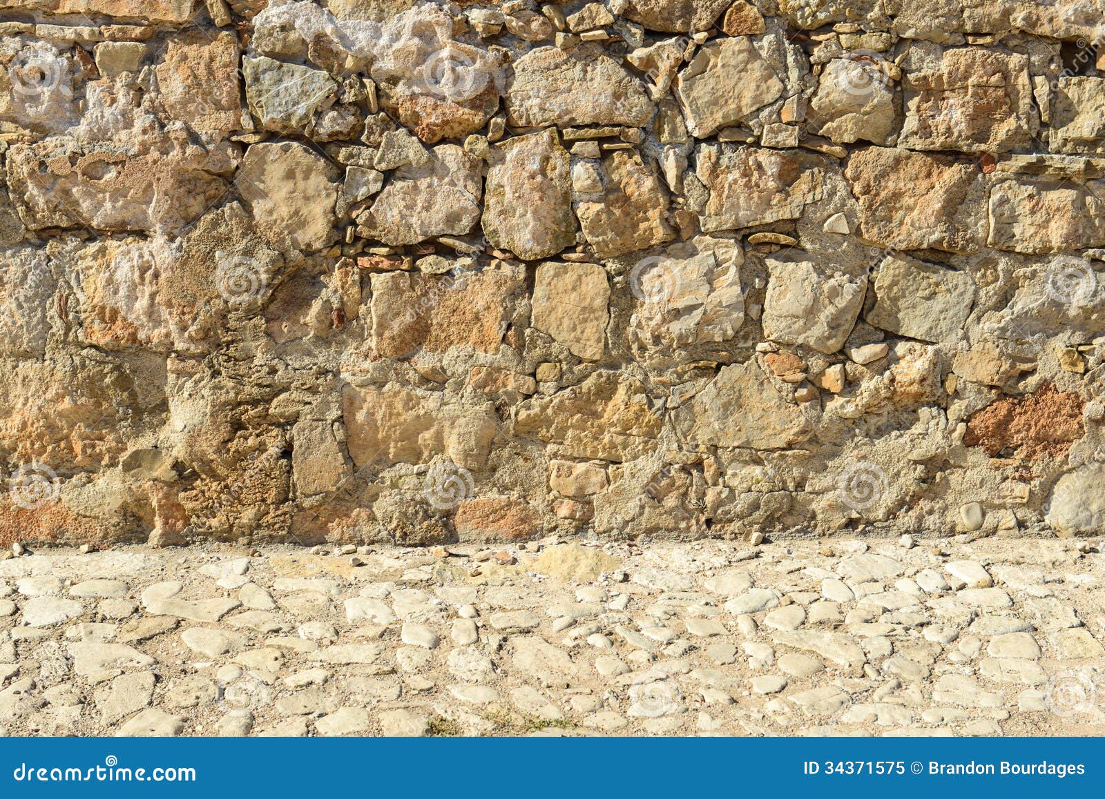 Old Stone Wall stock image. Image of detail, white, abstract - 34371575