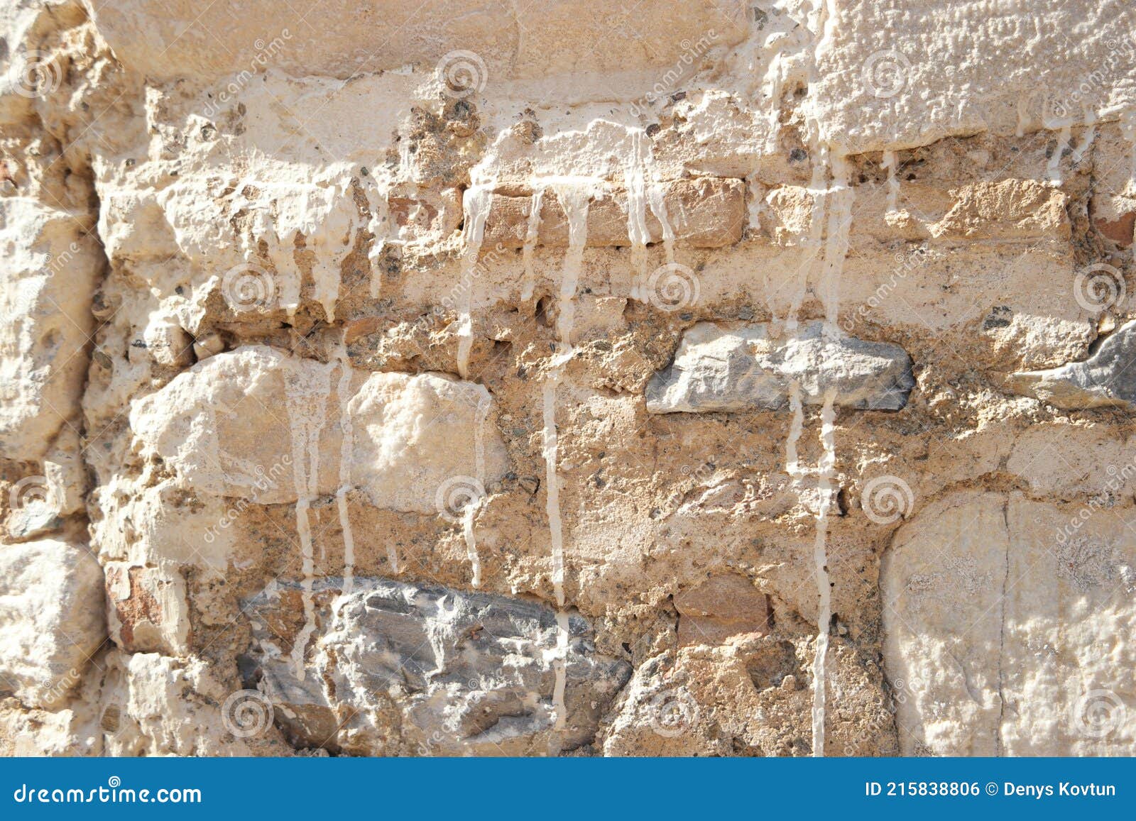 Old Stone Wall Surface Texture Background. Historical Architecture ...