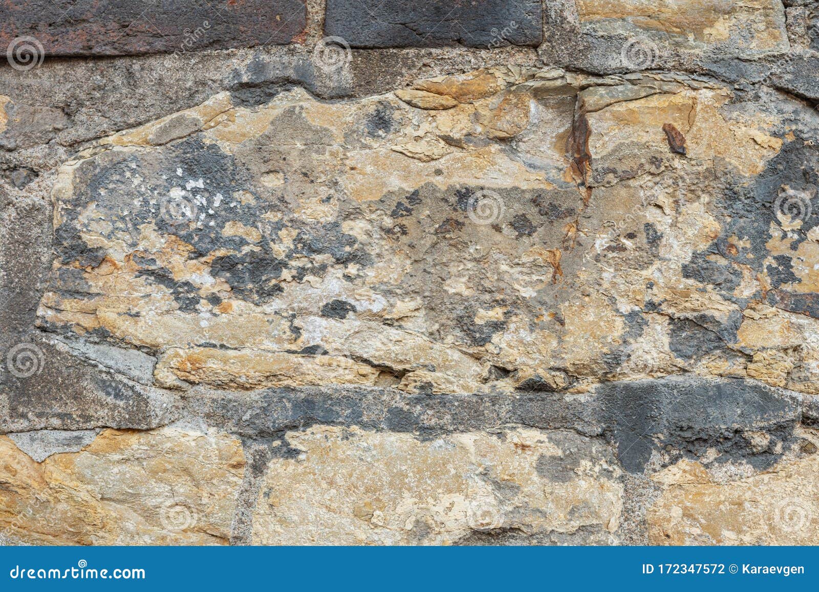 Old Stone Wall Texture Background. Close Up Stock Photo - Image of ...
