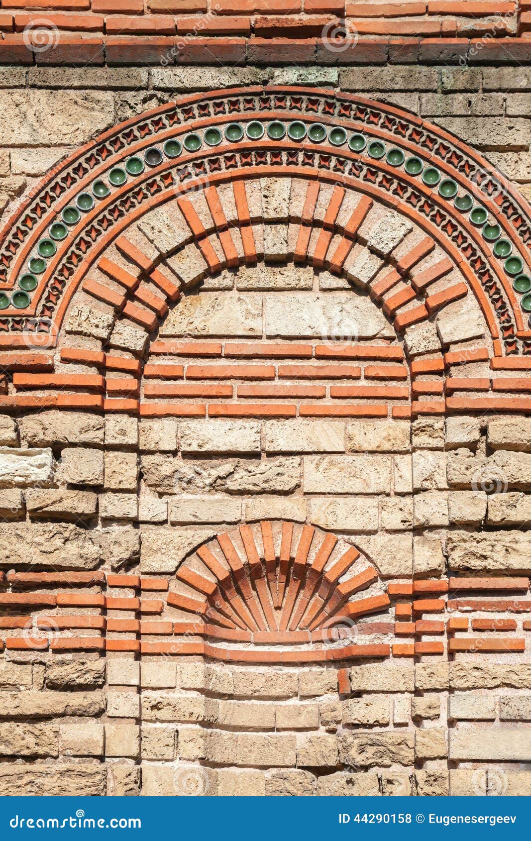 Old Stone Wall Texture, Church in Nessebar Stock Photo - Image of ...