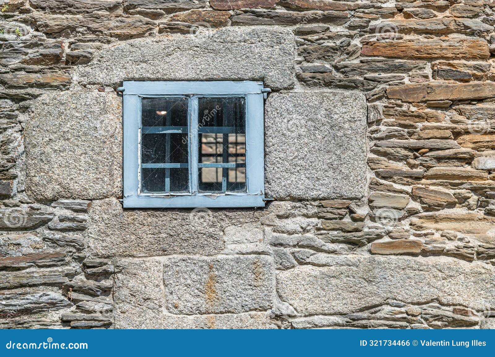 Old stone wall and window stock photo. Image of exterior - 321734466