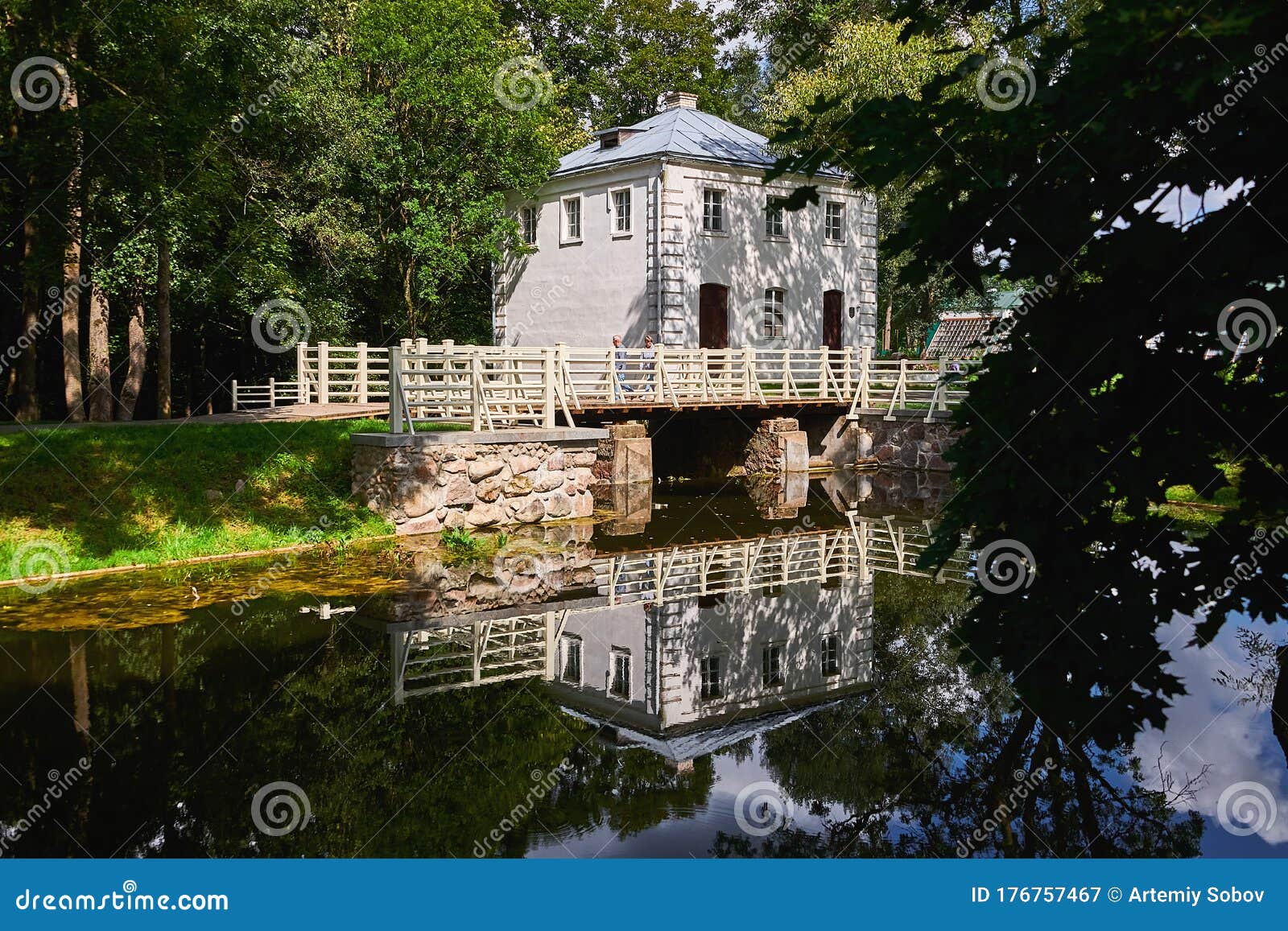 Old Stone Water Mill. Water Mill Building Stock Image - Image of ...