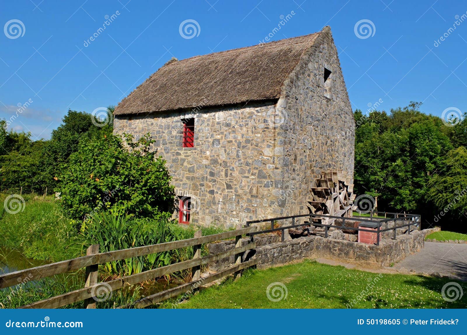 Old stone watermill stock image. Image of irish, fort - 50198605