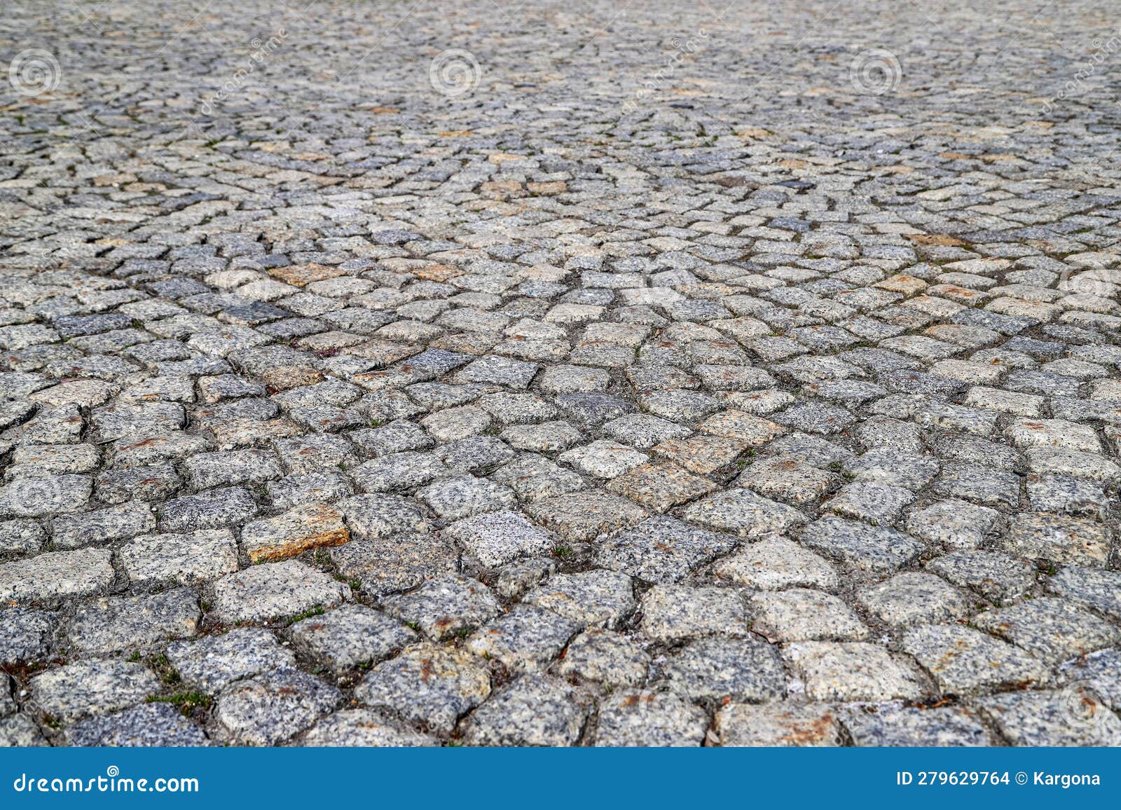 An Old Stoneblock Pavement Cobbled in an Arc Pattern. Photo in ...