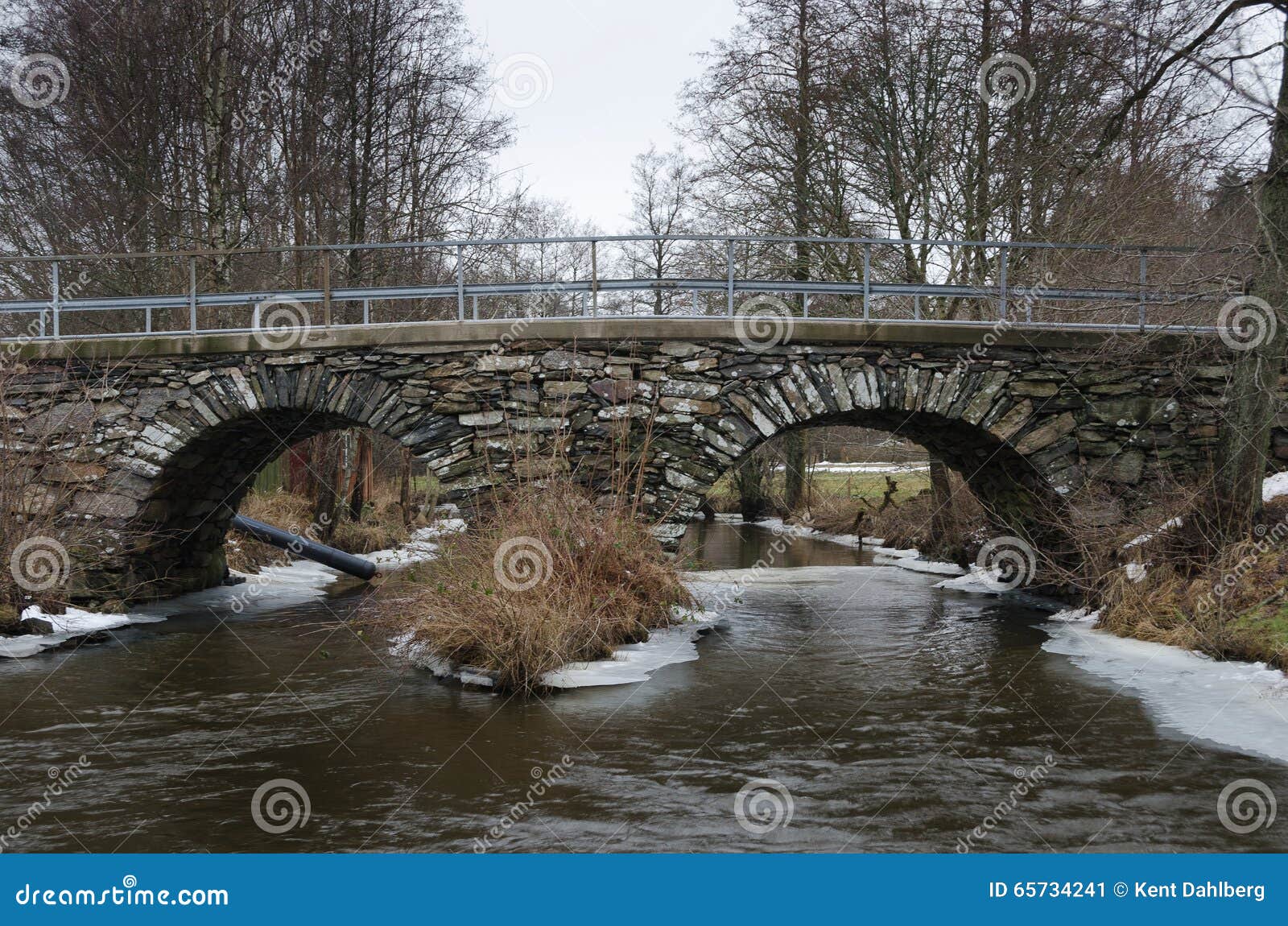 Old Stonebridge Over the Cold Water Stock Image - Image of ...