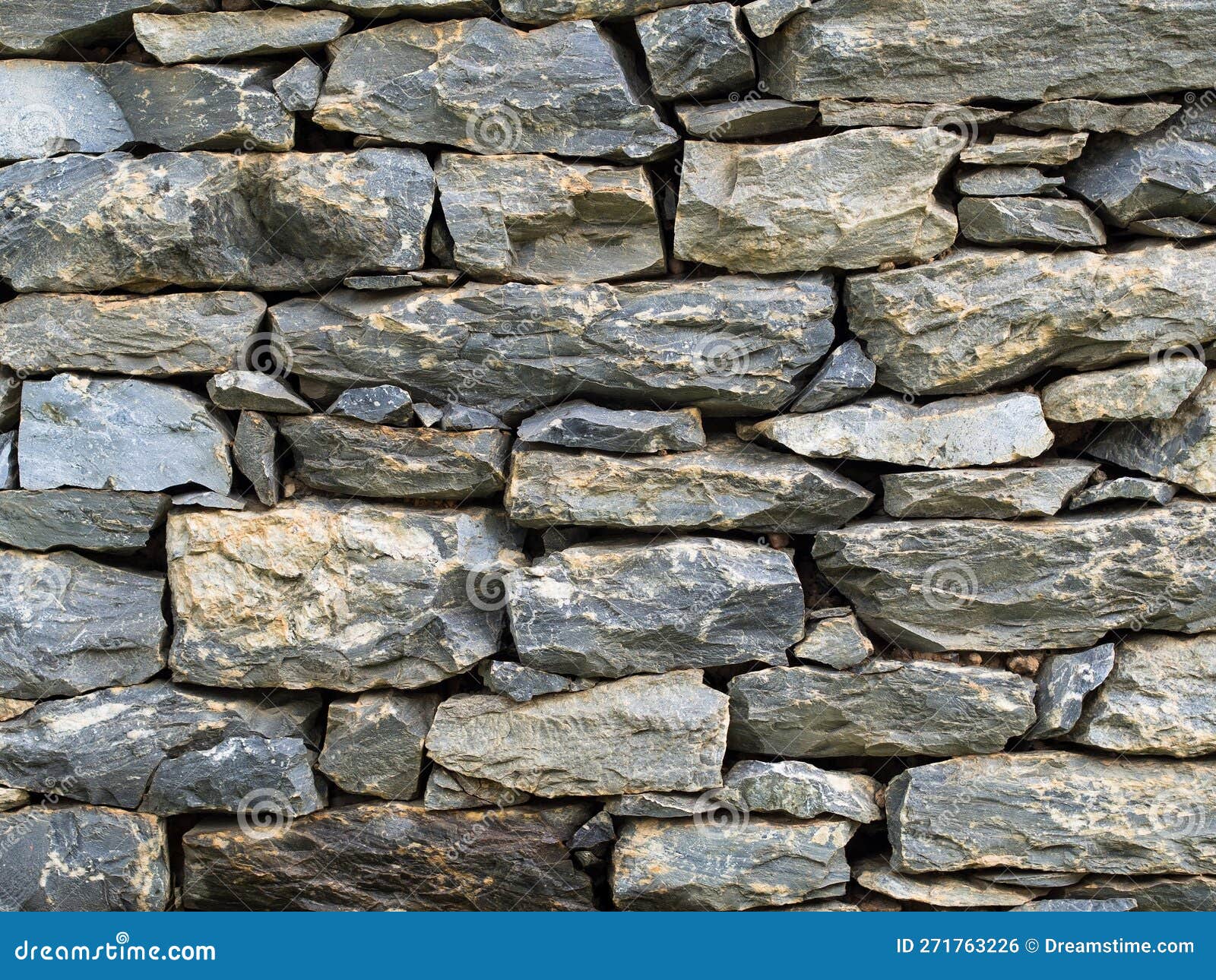 The Old Stones Overlap is the Wall, Background Surface for Decorative ...