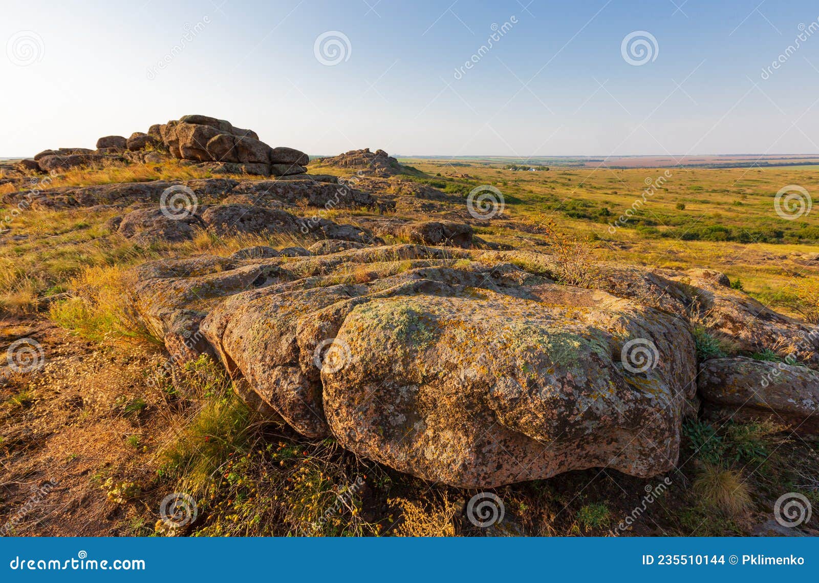 Old stones in steppe stock photo. Image of kurgan, historic - 235510144