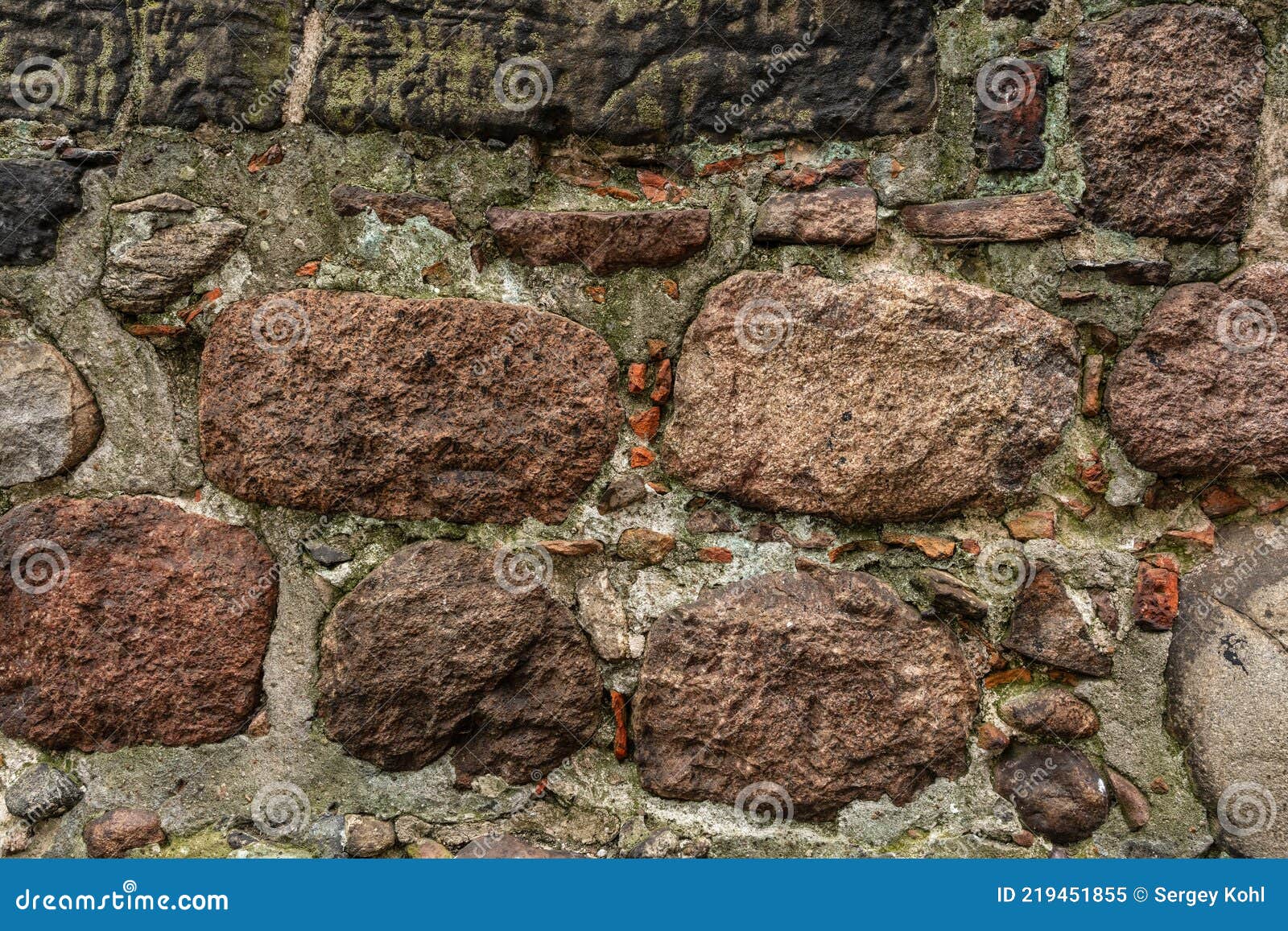 The old stonework. stock image. Image of natural, structure - 219451855