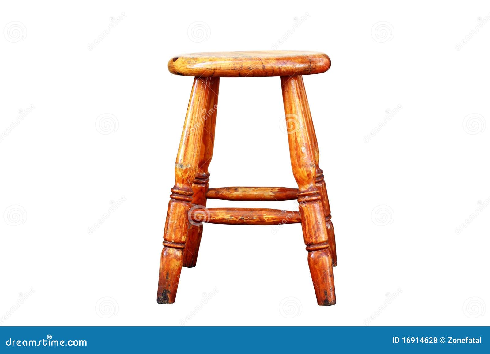 Old Stool stock photo. Image of decor, orange, color - 16914628