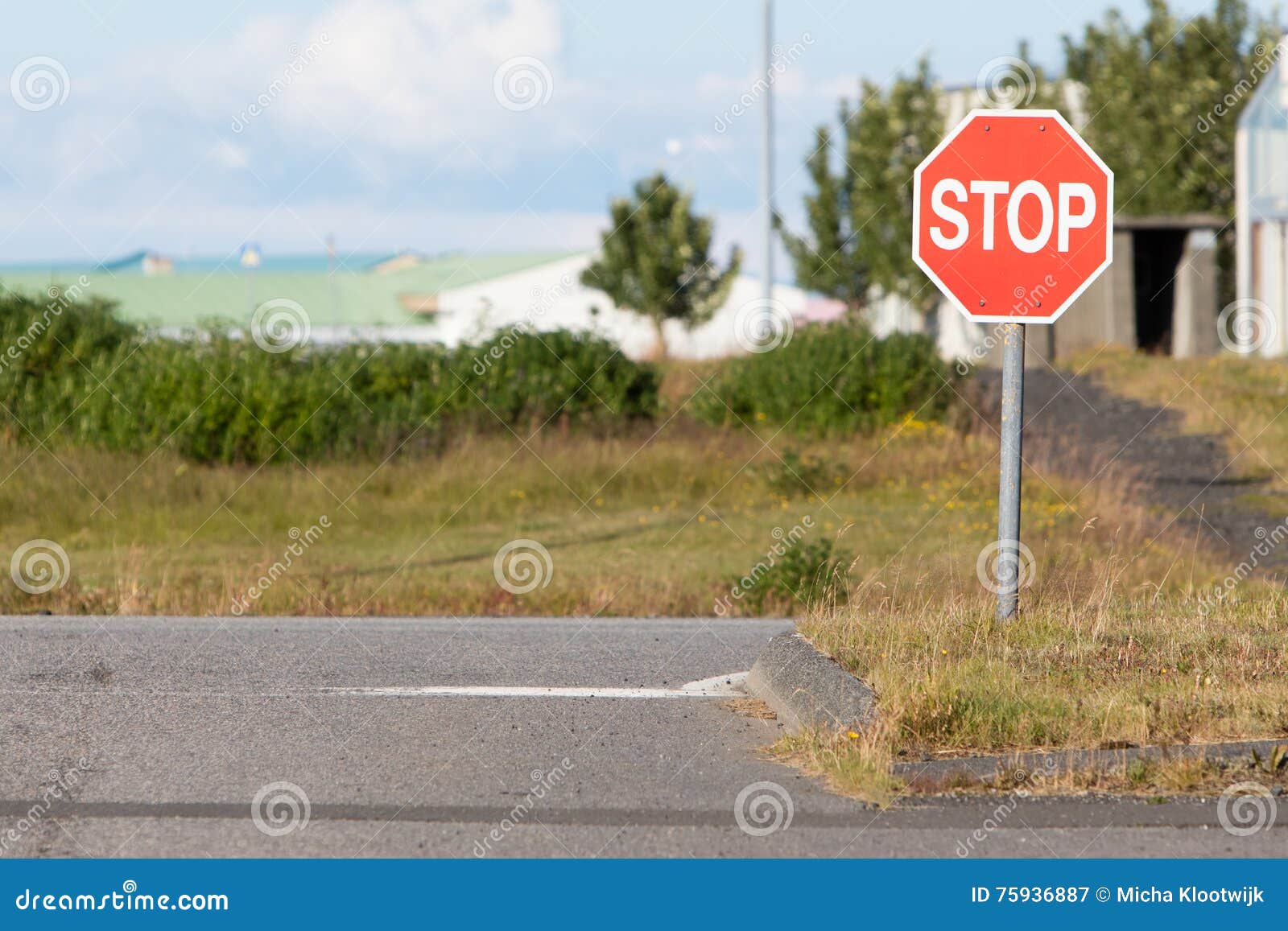 Old Stop Sign on an Abandoned USAF Air Base Stock Image - Image of ...