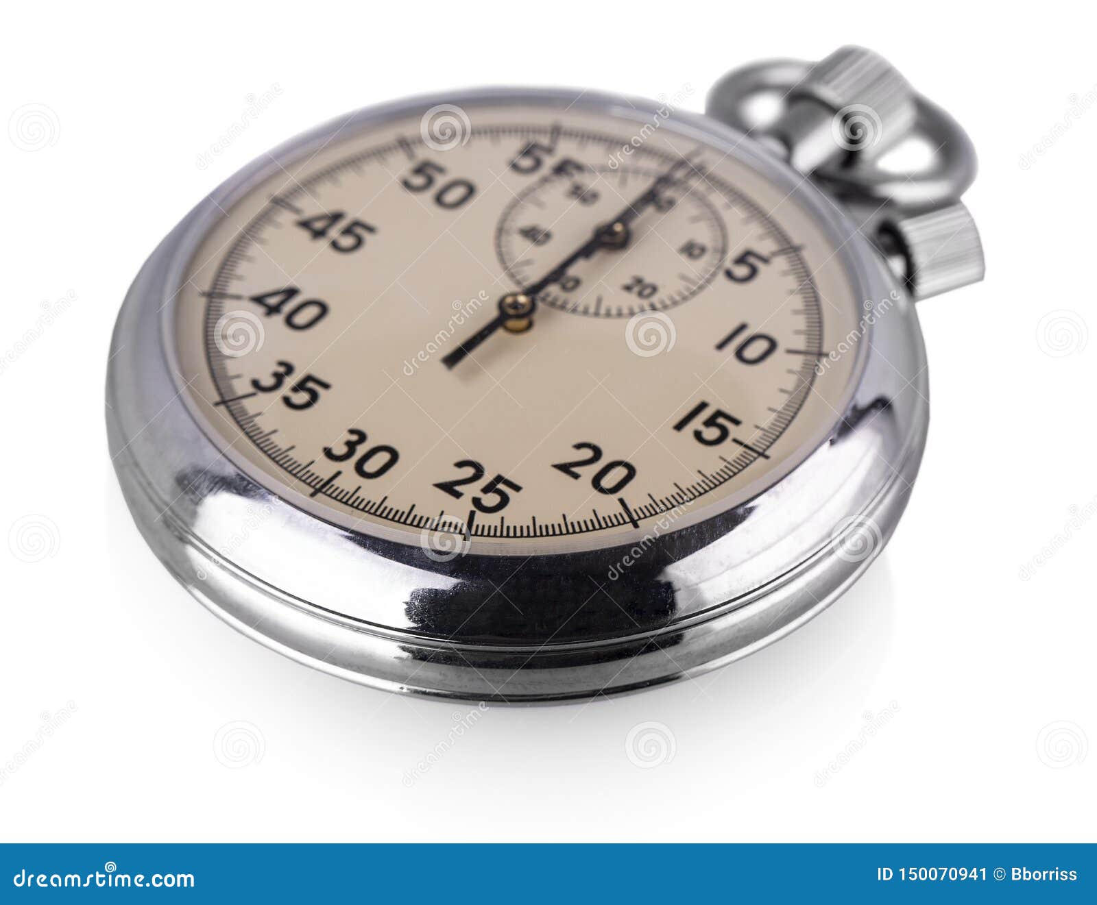 The Old Stopwatch Isolated on White Business Concept Stock Image ...