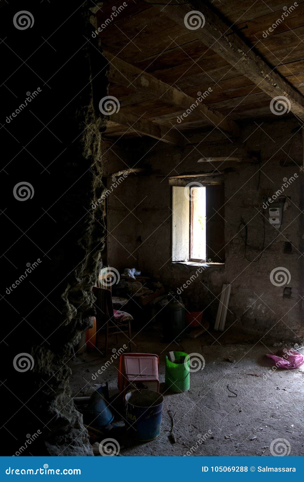Old Storeroom with Abandoned Objects Stock Photo - Image of knack, bits ...
