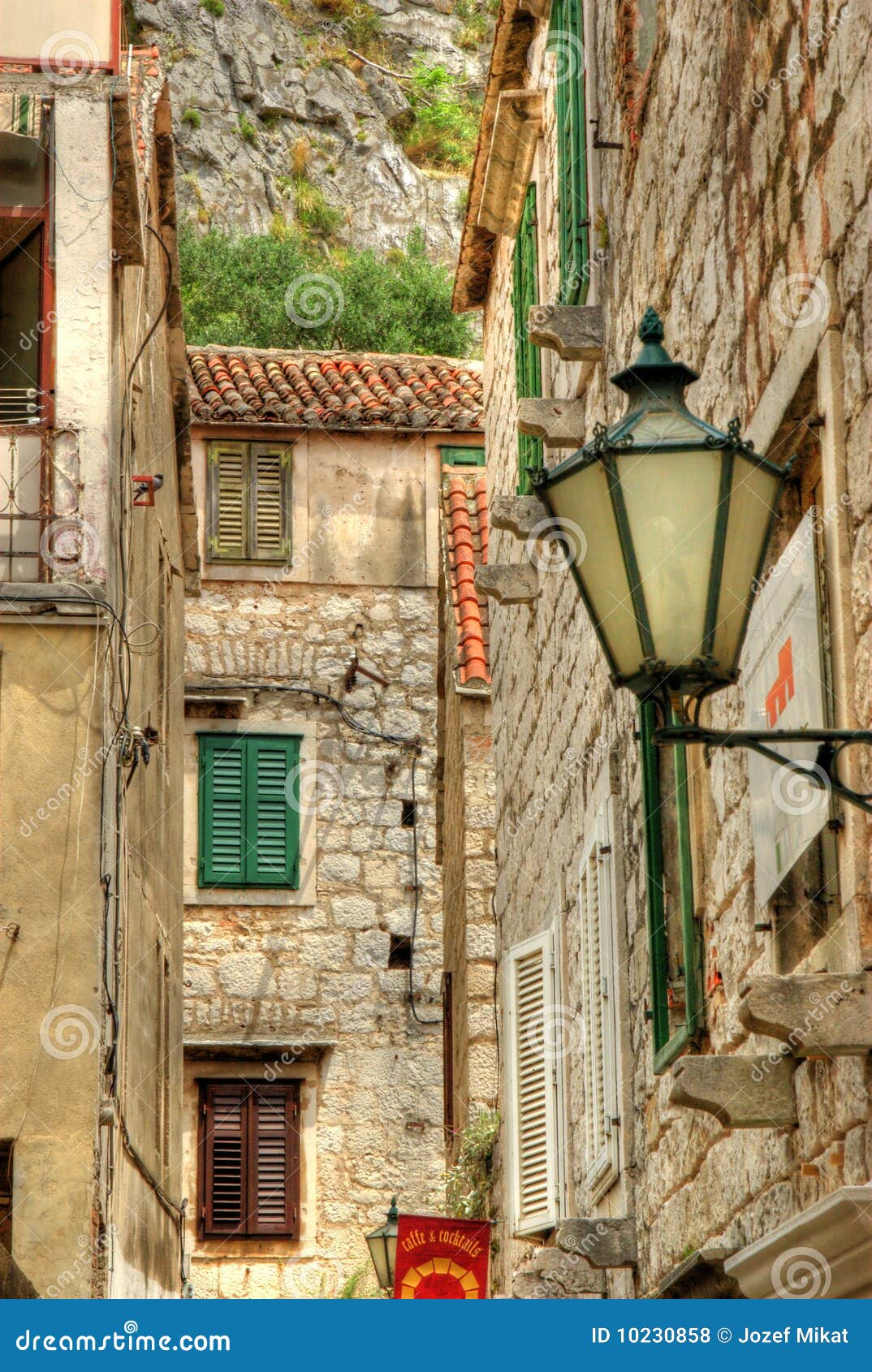 Old street stock photo. Image of sightseeing, historic - 10230858