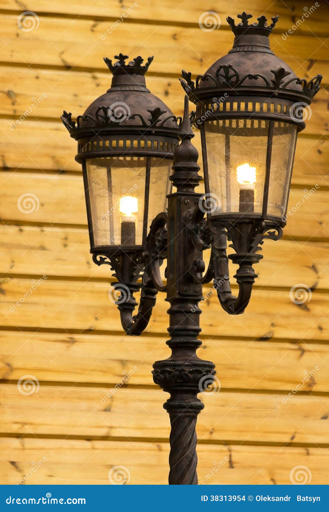 Old street light stock photo. Image of electric, rustic - 38313954