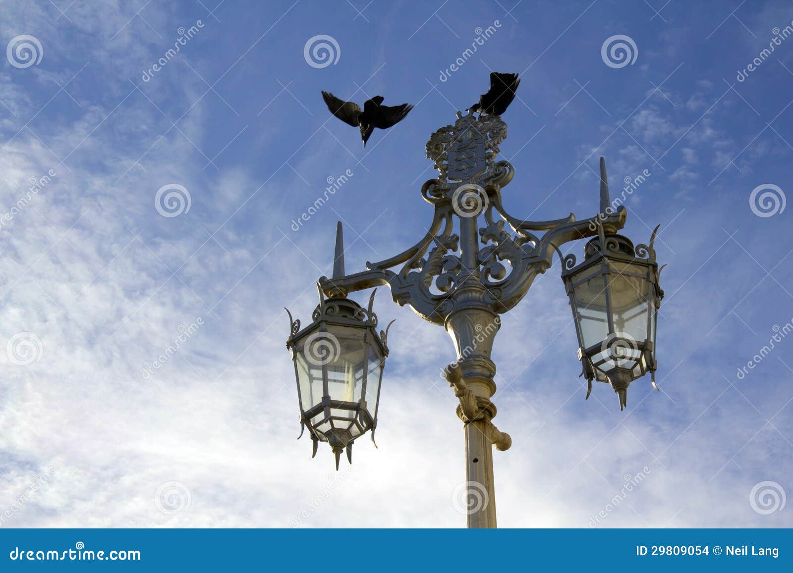 Old street light stock photo. Image of horizon, british - 29809054