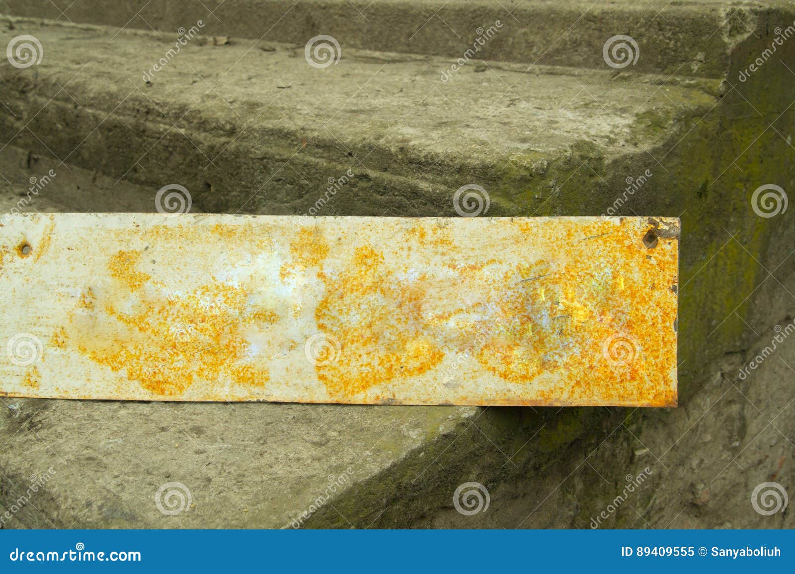 Old street sign stock image. Image of worn, border, empty - 89409555