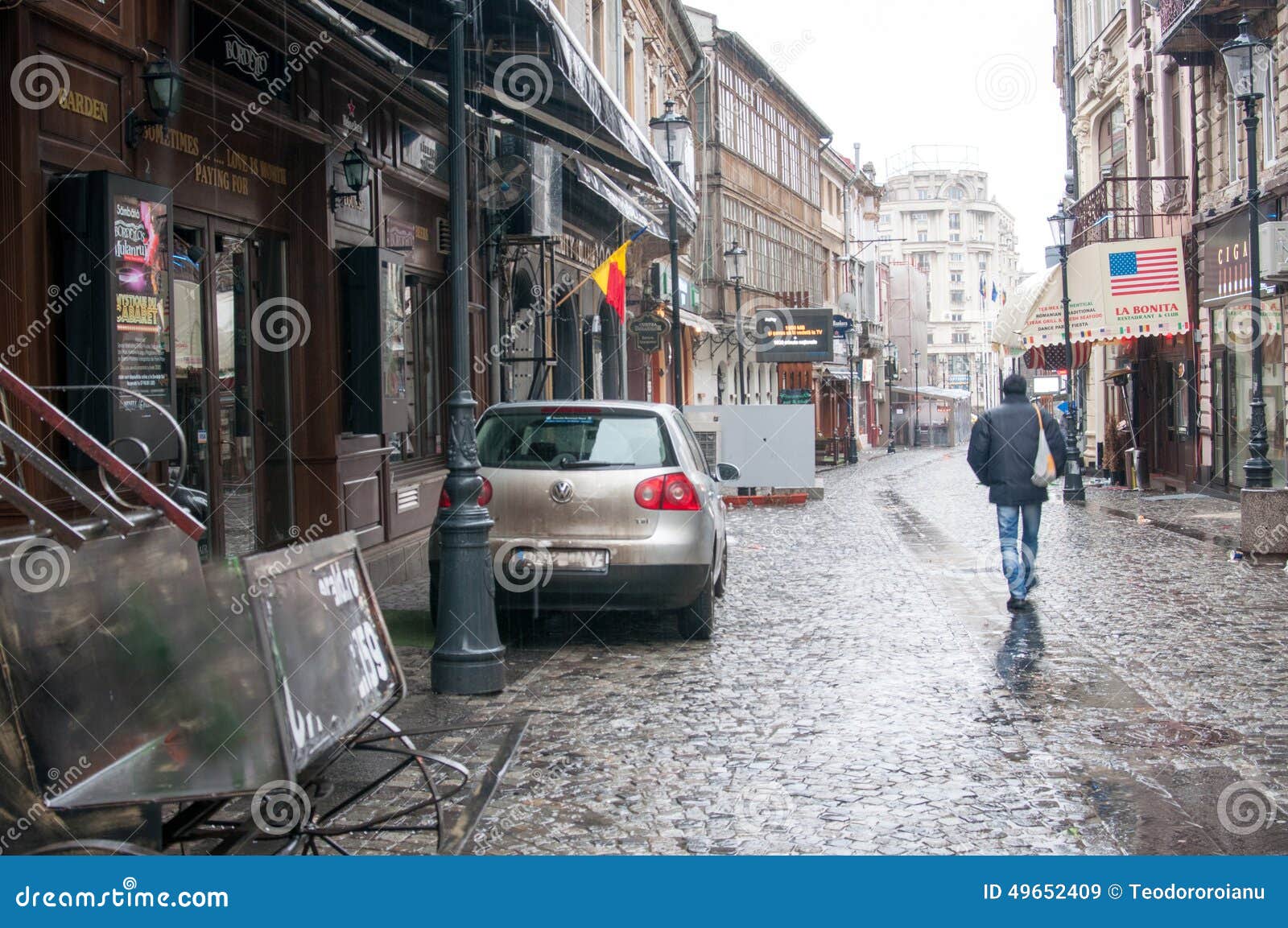 Old street editorial stock image. Image of chair, burgers - 49652409