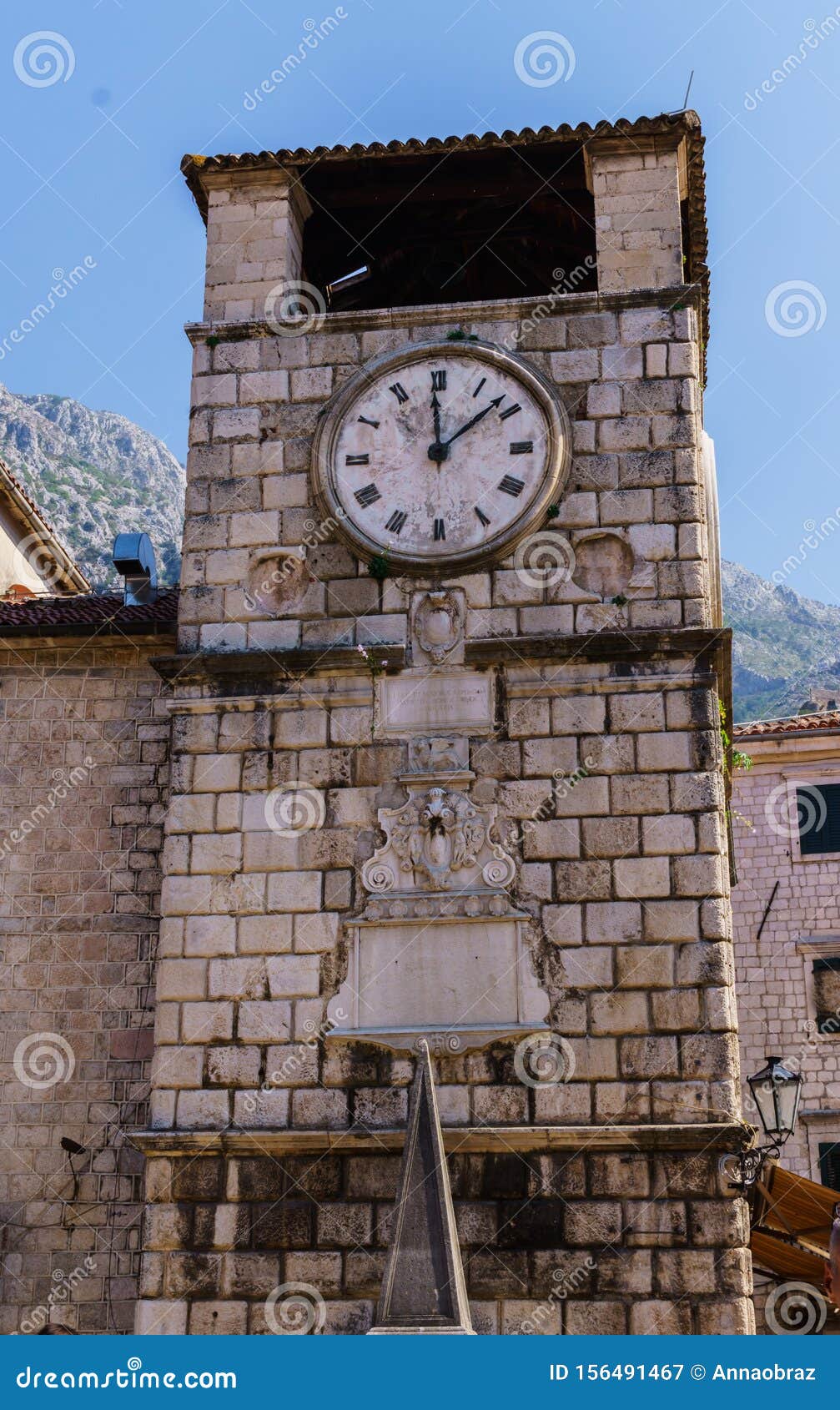 Old Streets and Ancient Buildings and Objects of the Old City in Kotor ...