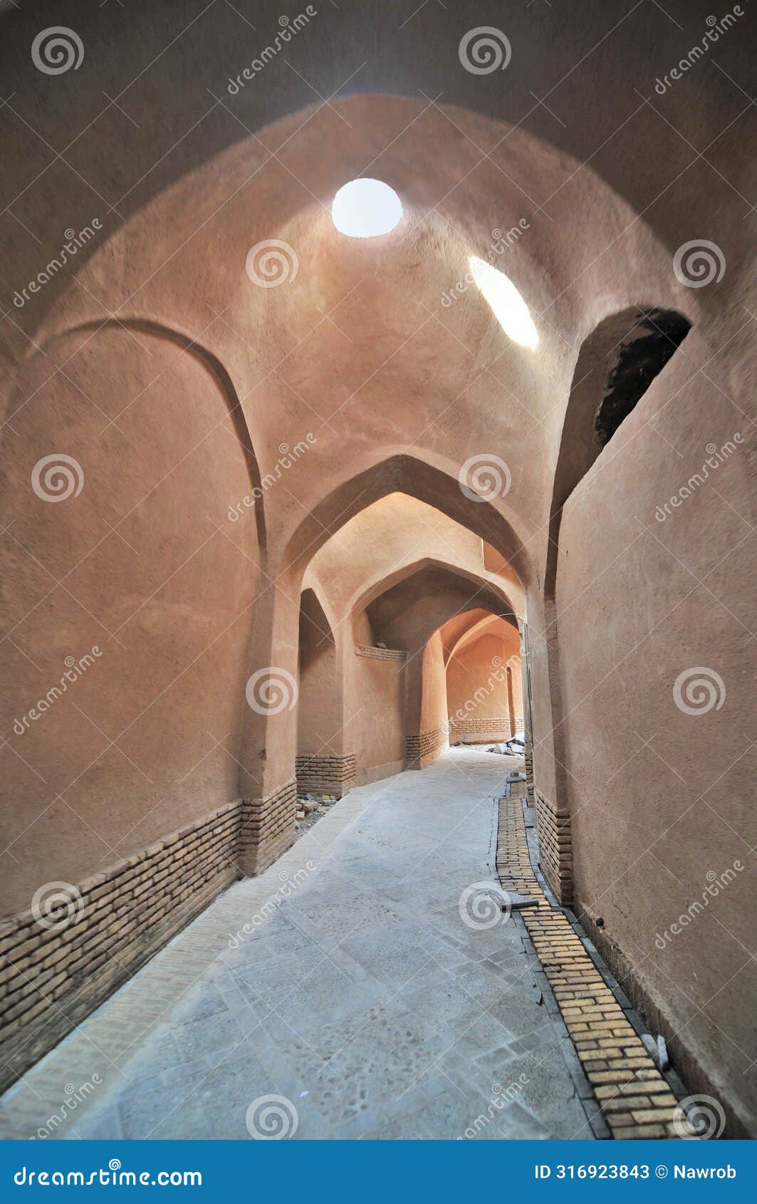 Streets in the Medieval City of Yazd, Iran Stock Image - Image of small ...