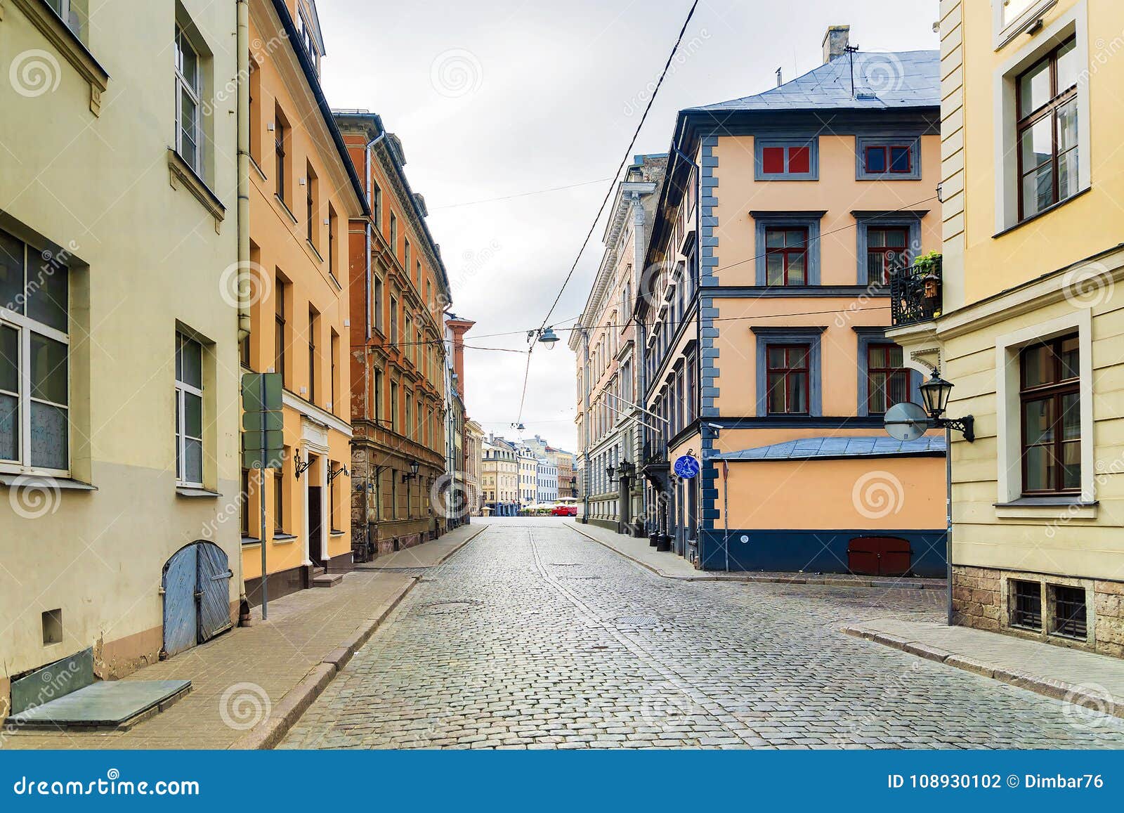 Old Streets of Riga, Latvia Stock Photo - Image of decoration, exterior ...