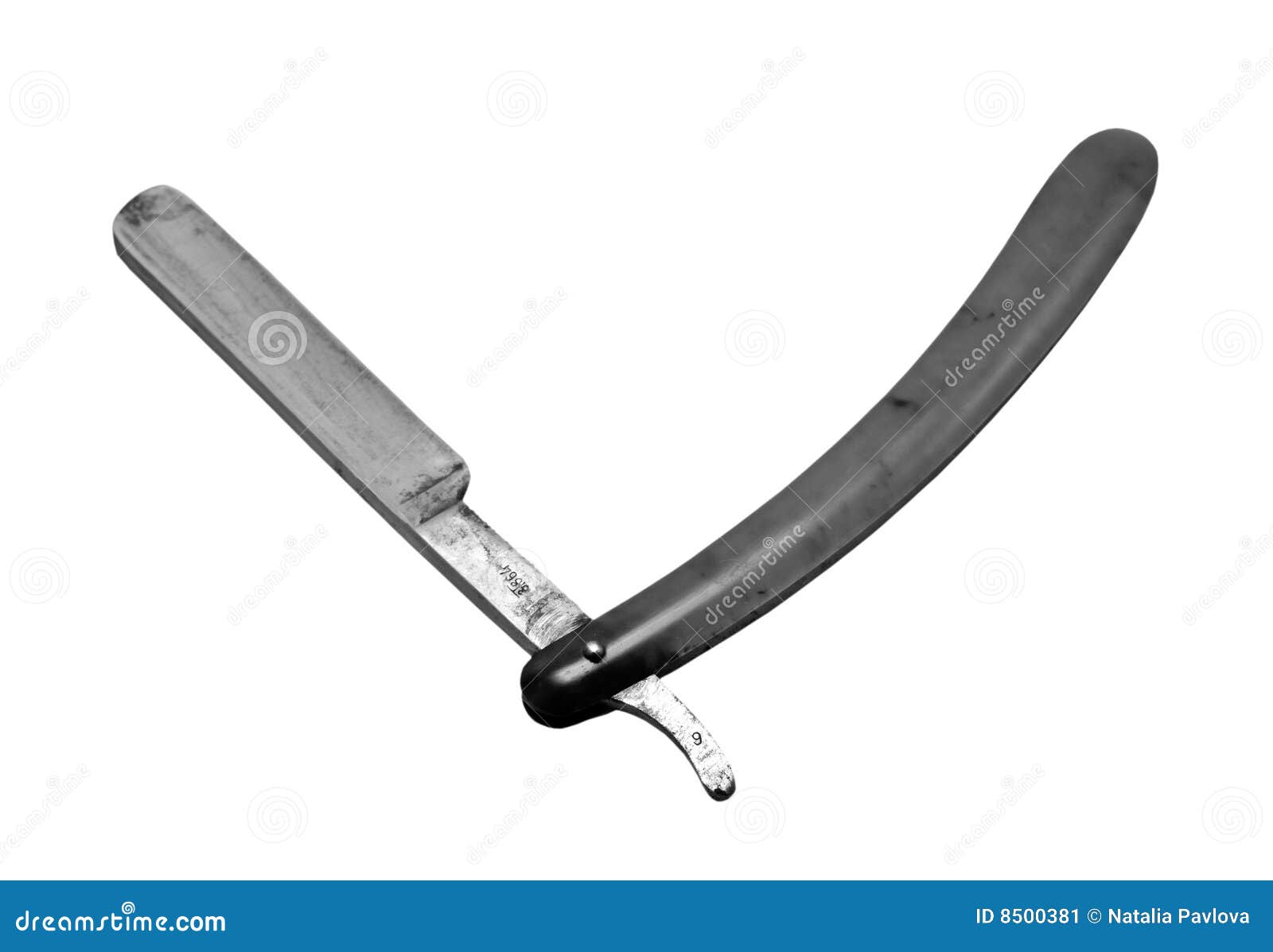 Old stright razor stock image. Image of revival, retro - 8500381