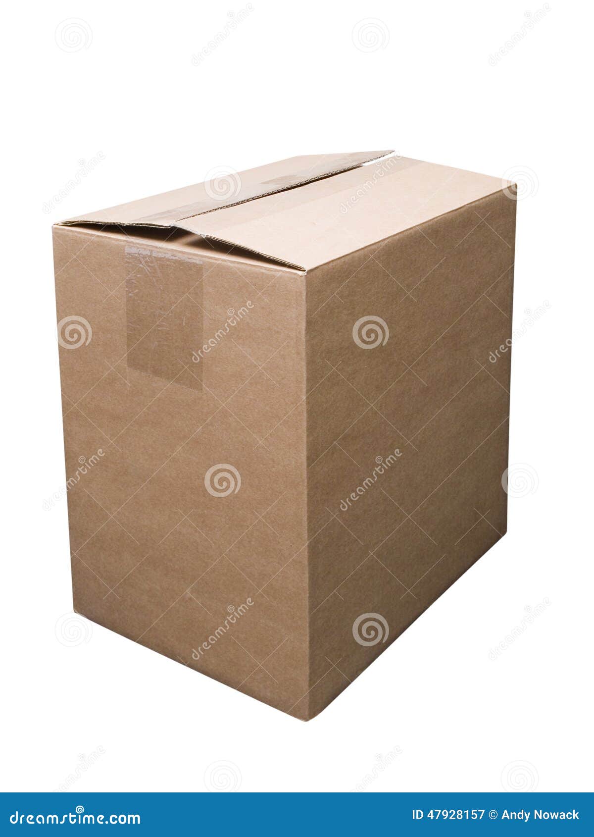 Opening brown box stock image. Image of isolation, move - 47928157