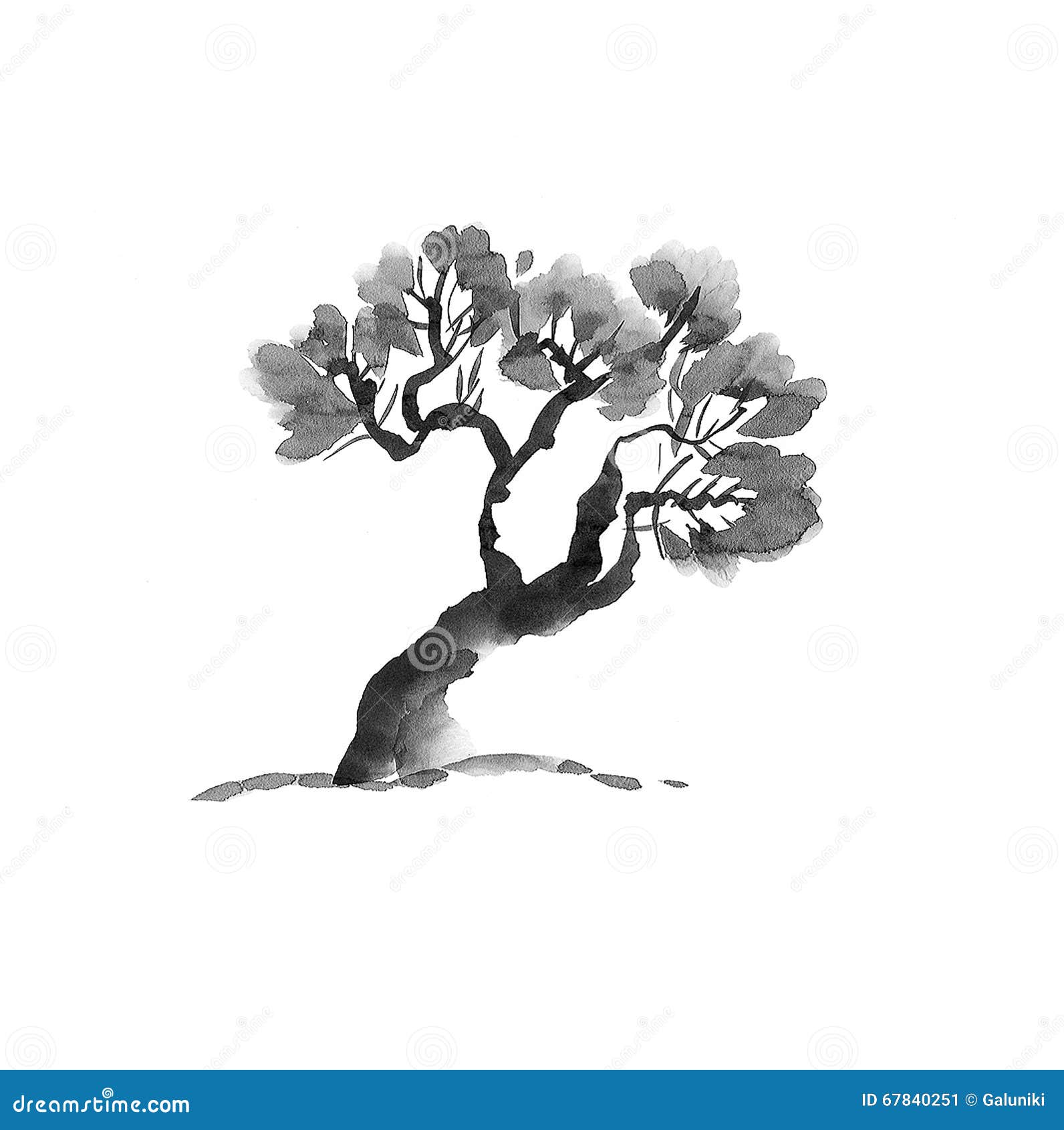 Old strong tree stock illustration. Illustration of tree - 67840251