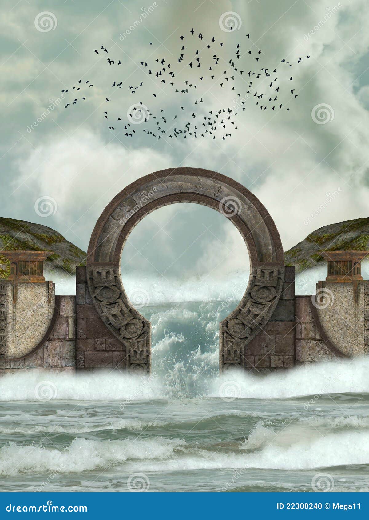 Old structure stock illustration. Illustration of path - 22308240