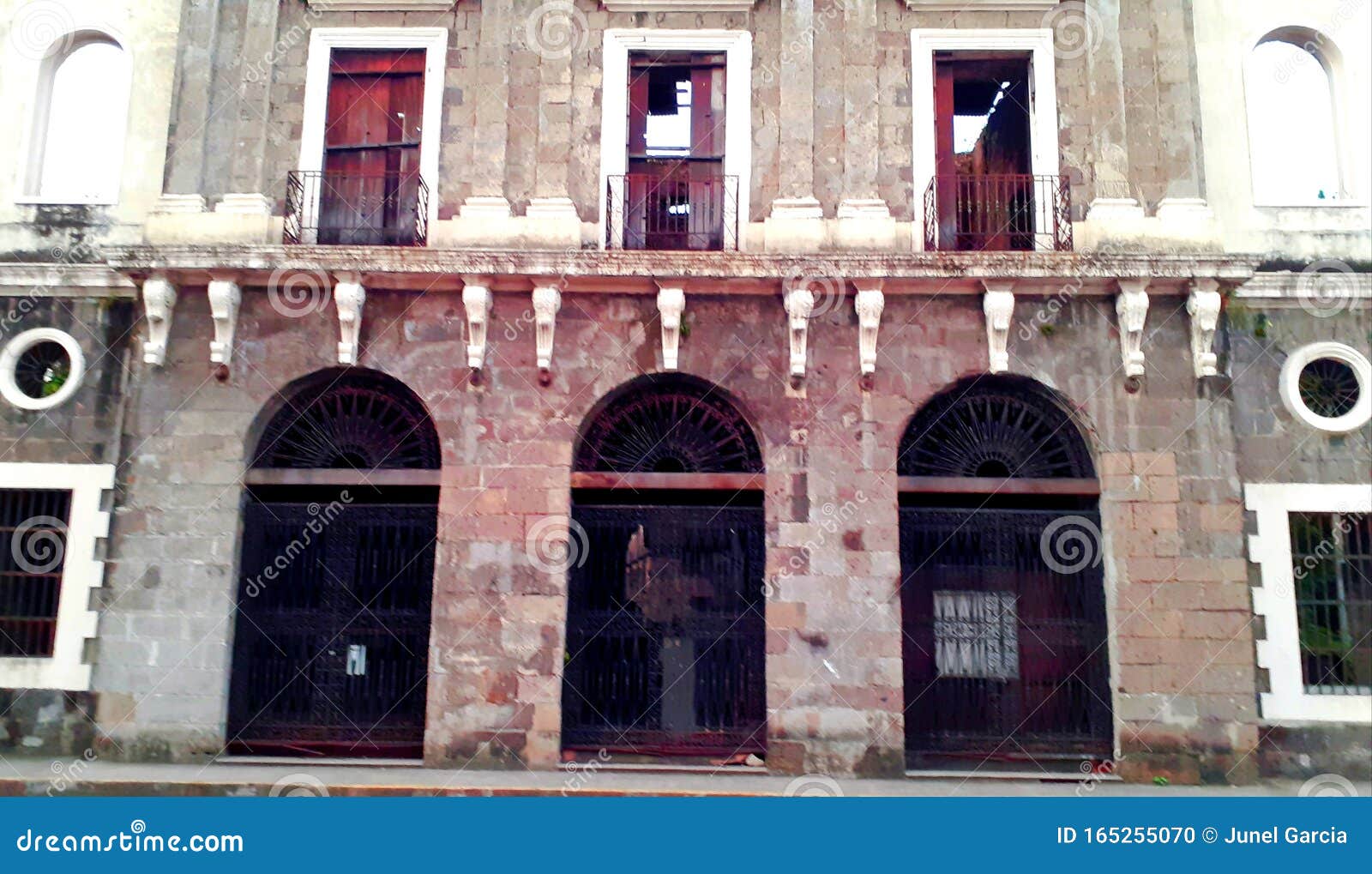 An Old Structure of the Past Stock Photo - Image of gate, structure ...
