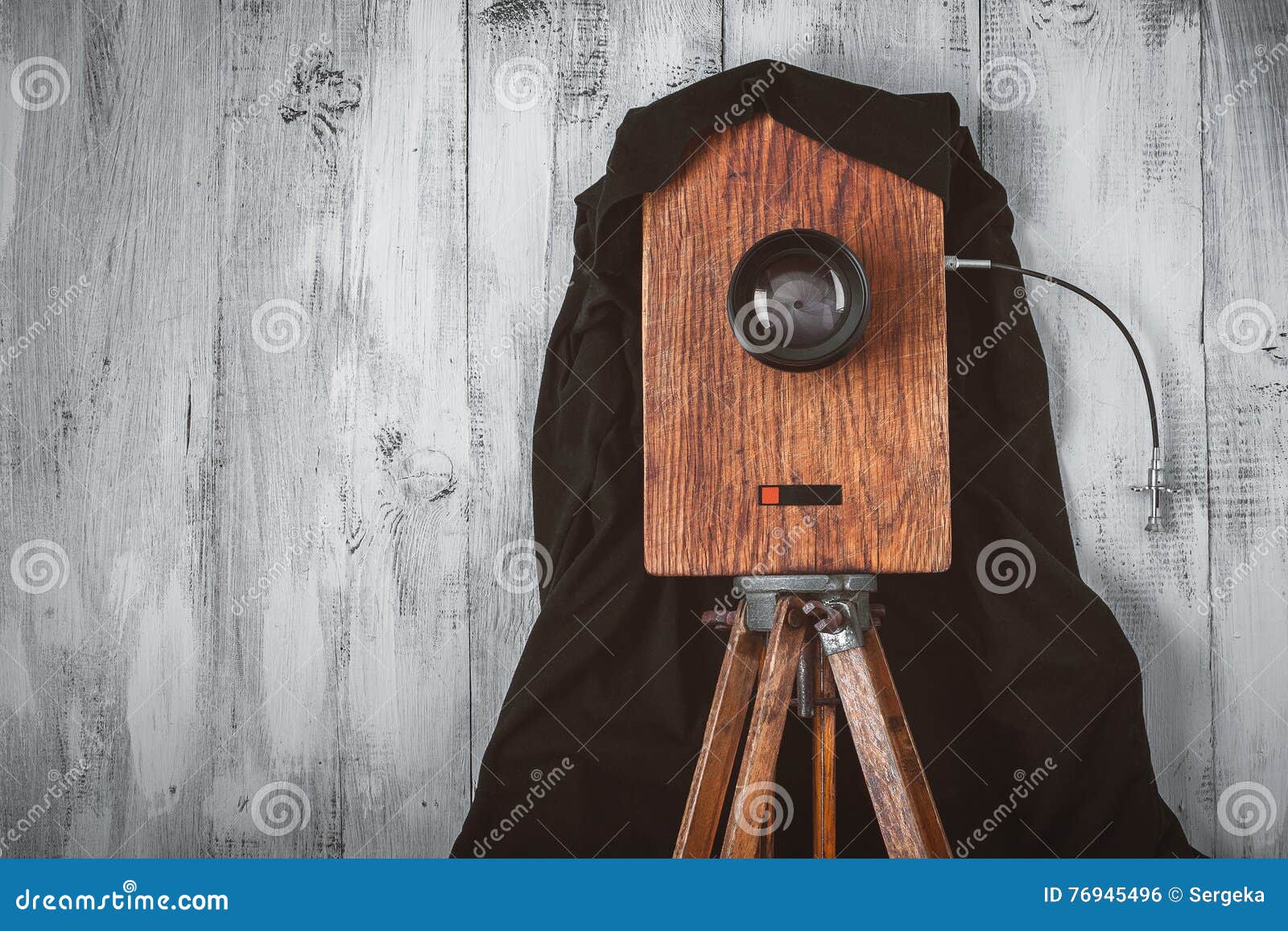 Old studio camera stock photo. Image of photographic - 76945496