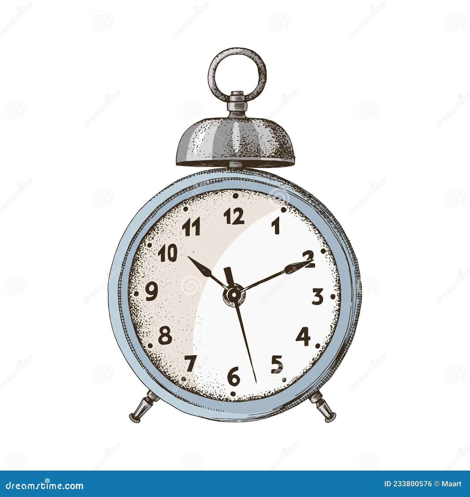 Hand drawn old alarm clock stock vector. Illustration of circle - 233800576 Hand drawn old alarm clock stock vector. Illustration of circle - 233800576