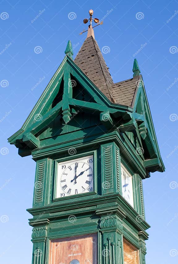 Old style clock tower stock photo. Image of minutes, dial - 1654956