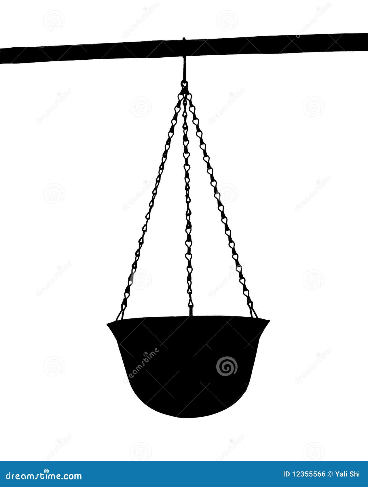 Old Style Cooking Pot stock photo. Image of shape, chain - 12355566