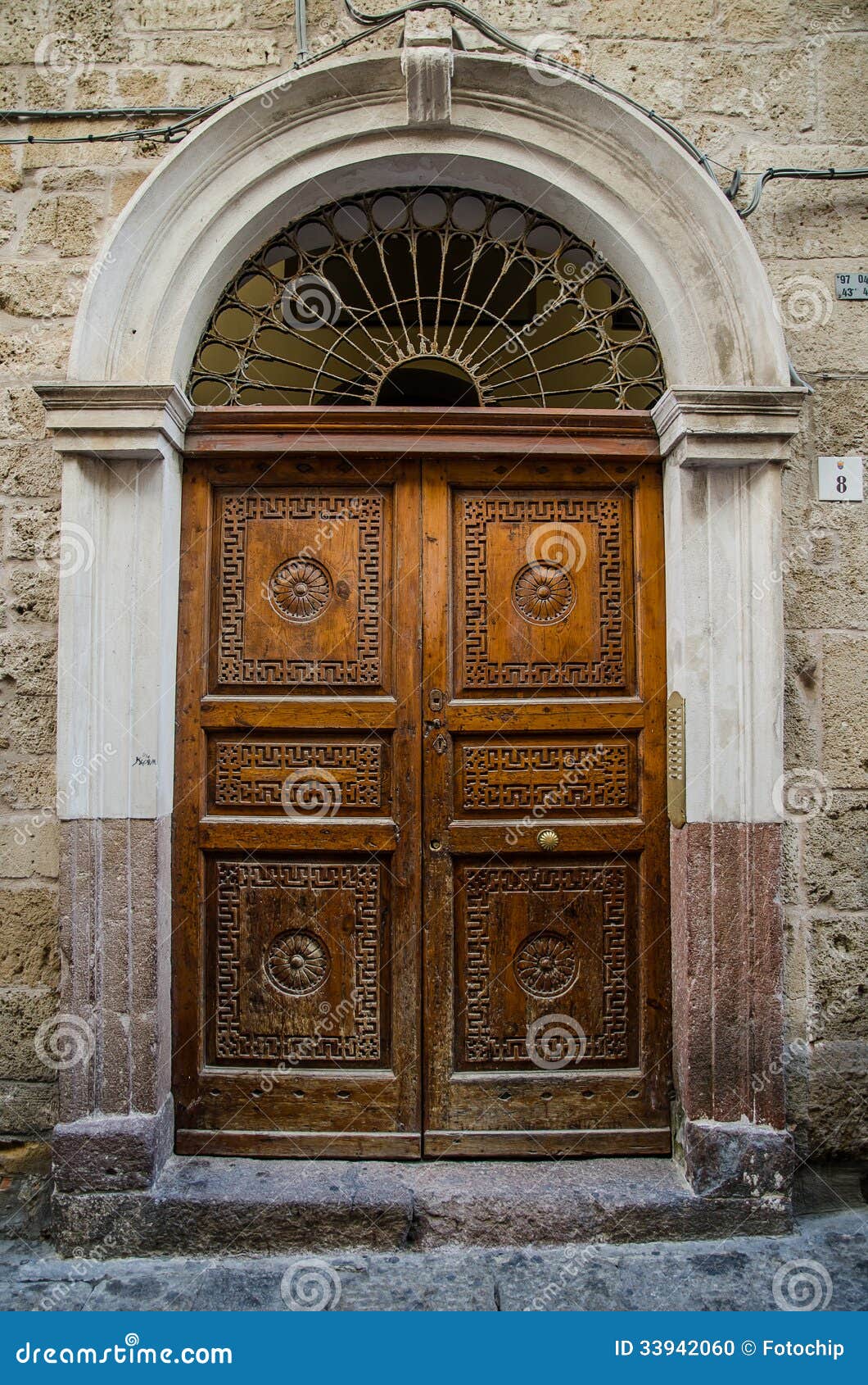 Old Style Door with Cutwork Stock Photo - Image of ancient, entrance ...