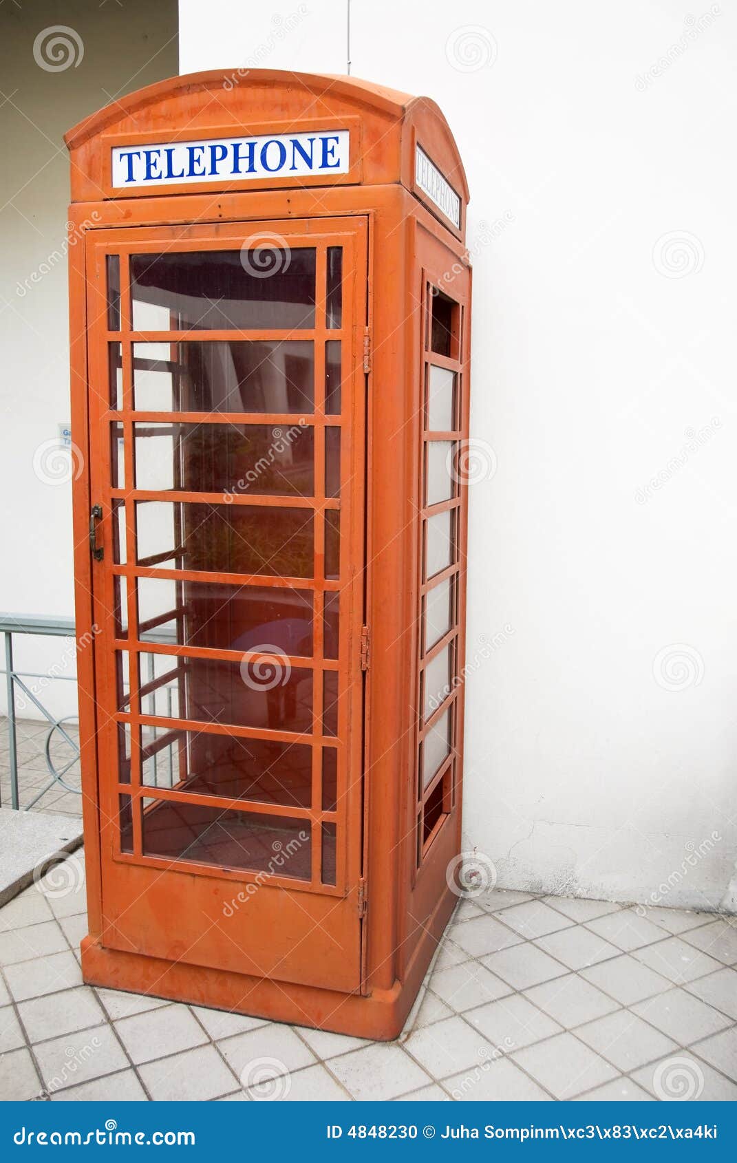 Old Style English Telephone Booth Stock Photo - Image of classic ...