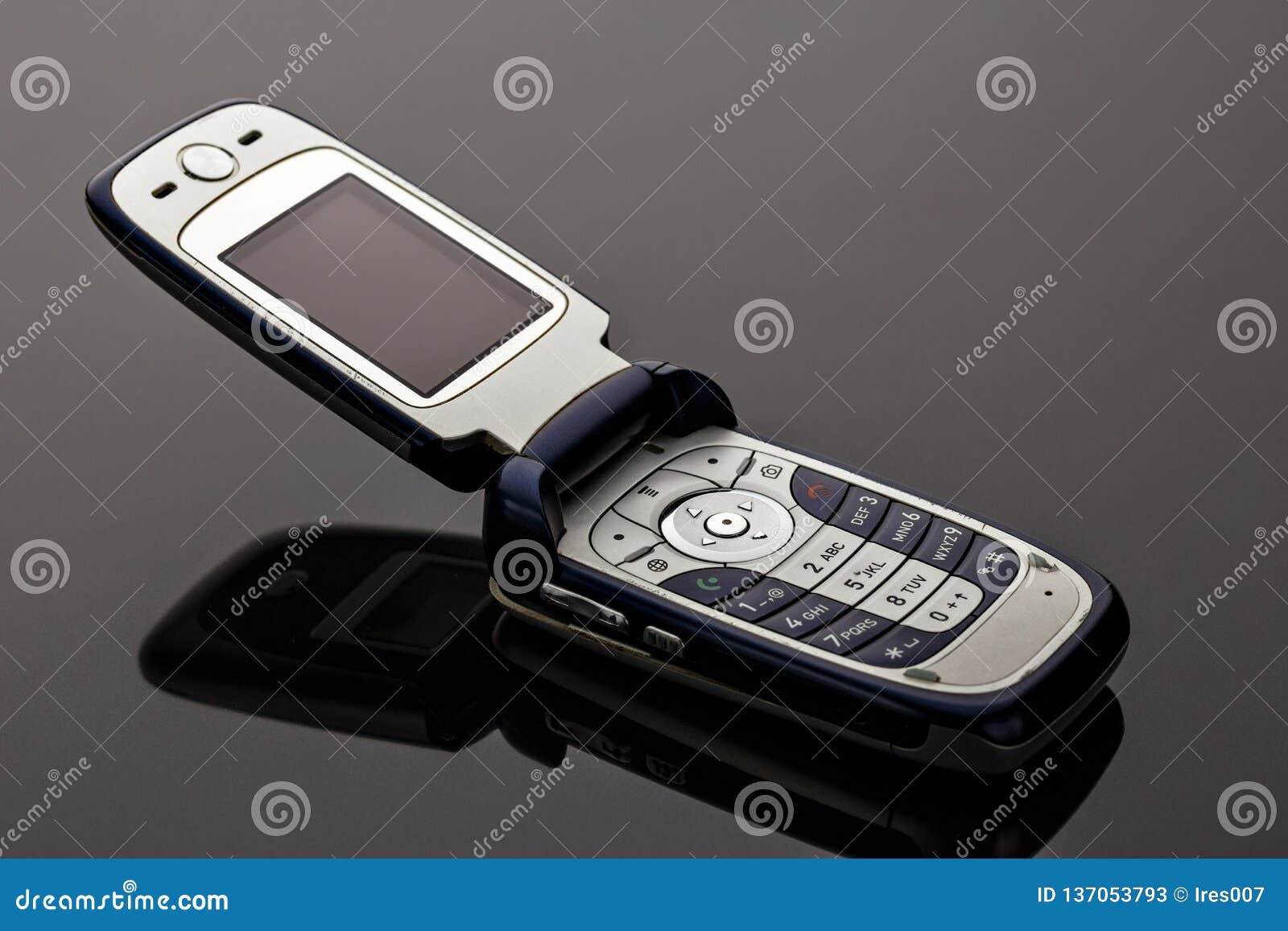 Old-Style Old-Fashioned Mobile Phone Stock Image - Image of phone ...