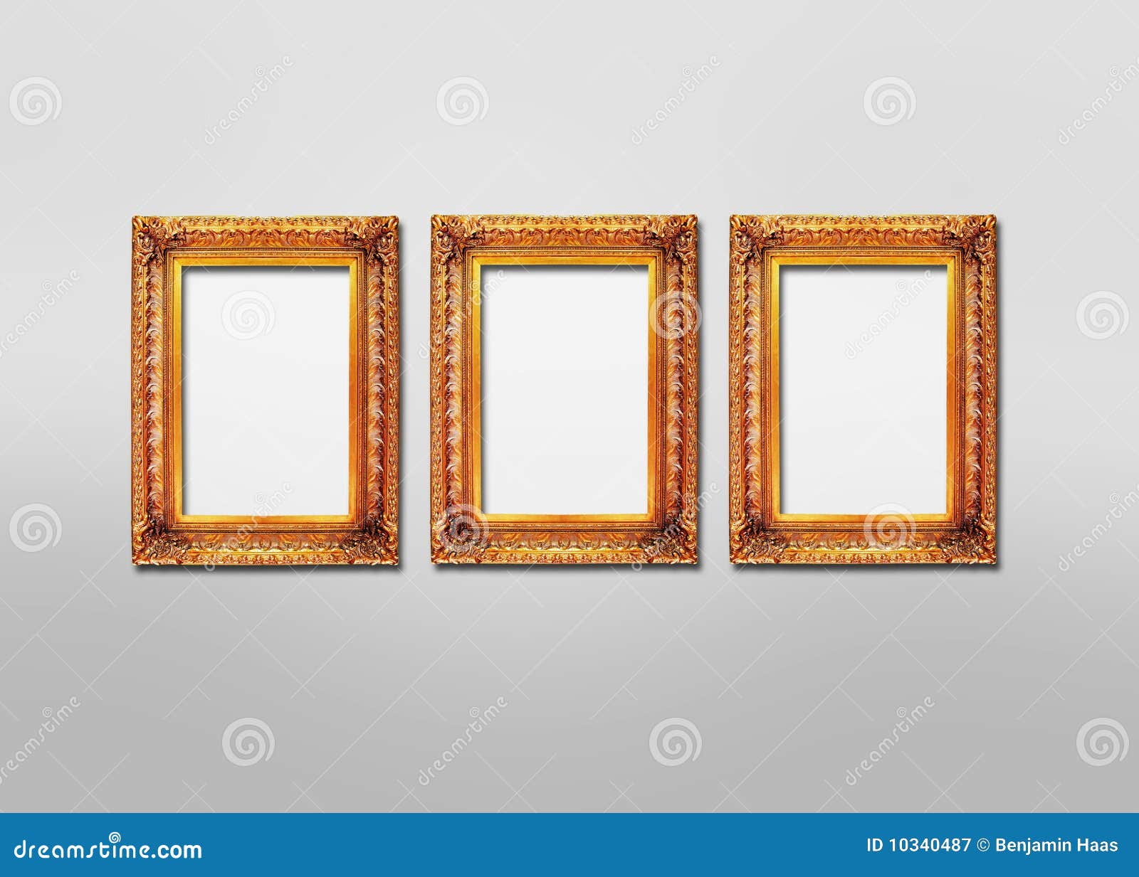 Old style frame stock image. Image of decorate, golden - 10340487