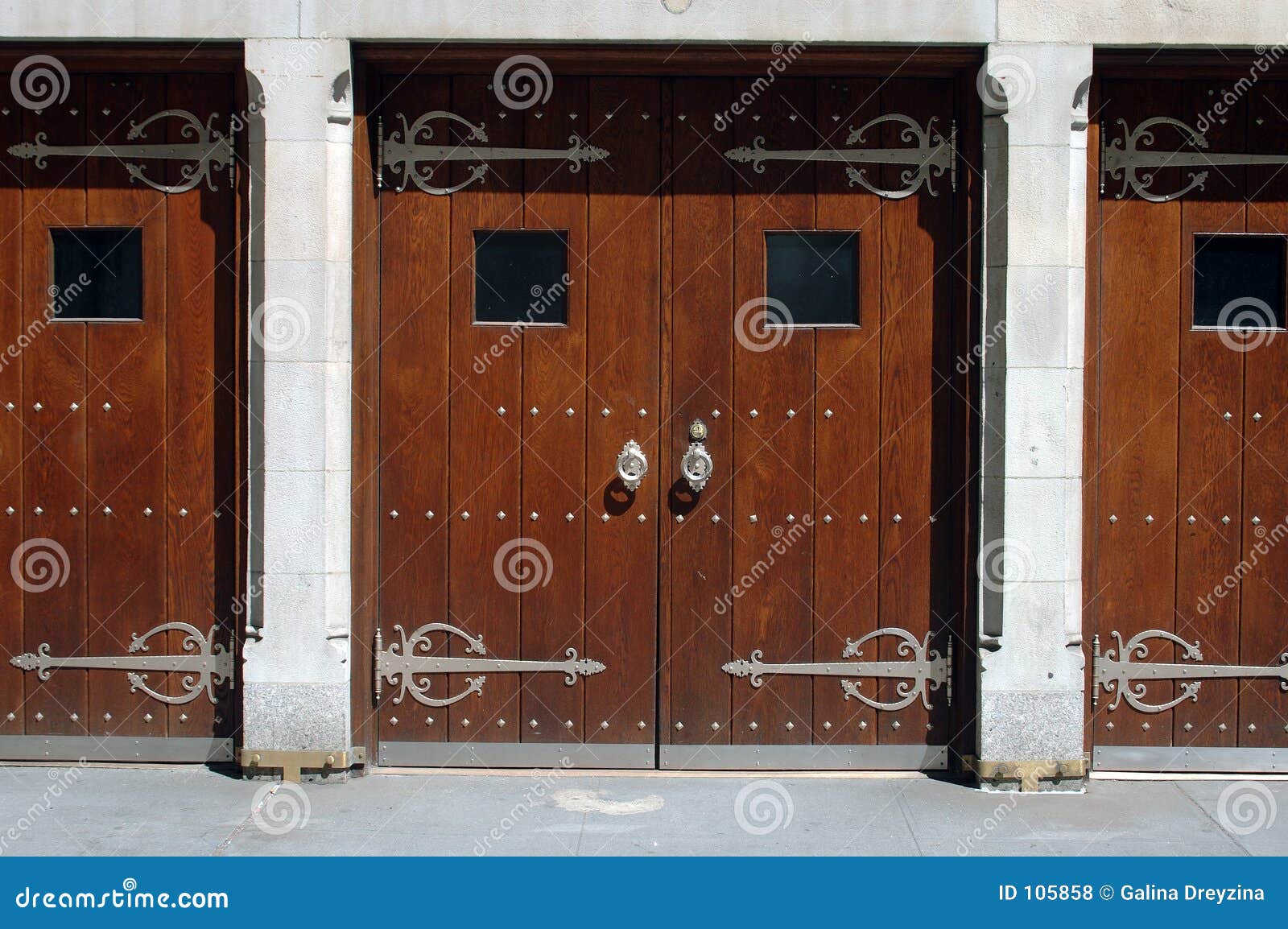 Old style gates stock photo. Image of portal, aged, church - 105858