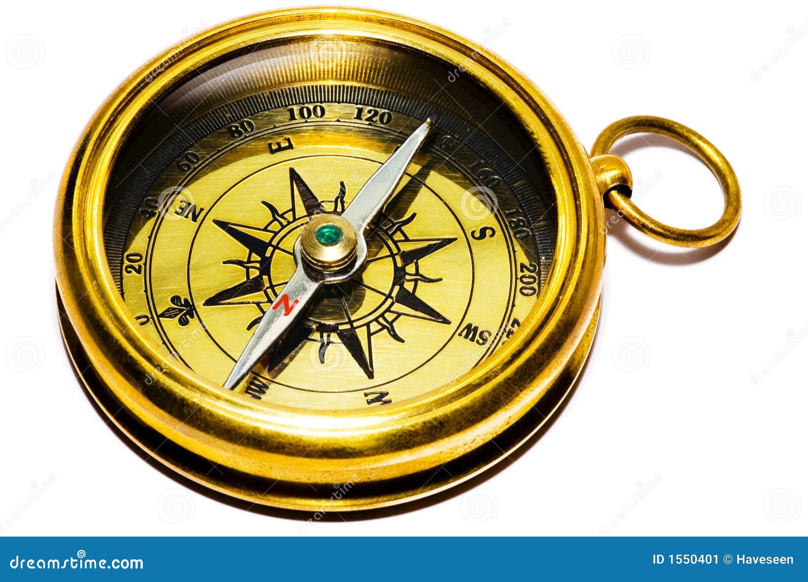 Gold Compass On Map Of Africa Royalty-Free Stock Photography ...