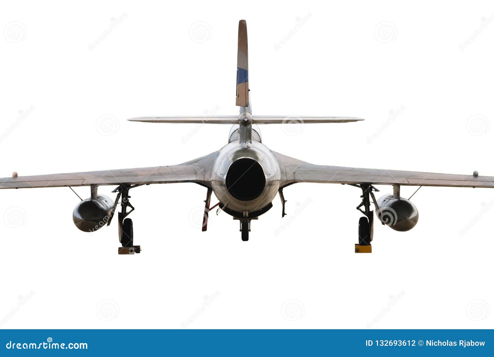 Old Style Jet Fighter stock photo. Image of plane, tires - 132693612