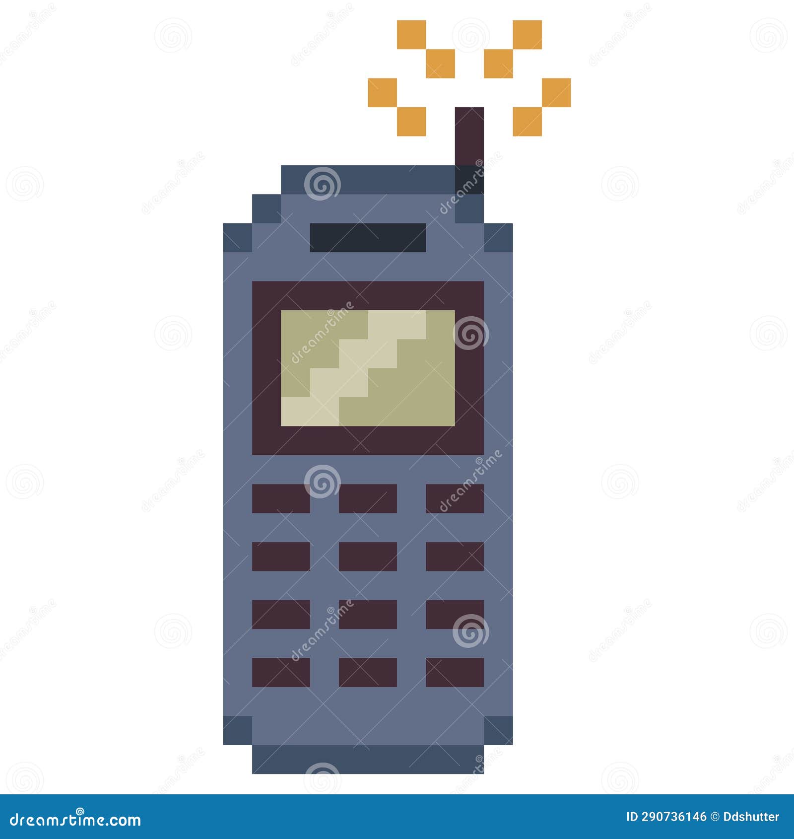 Pixel Art Antenna Illustration Vector For Game Design | CartoonDealer ...