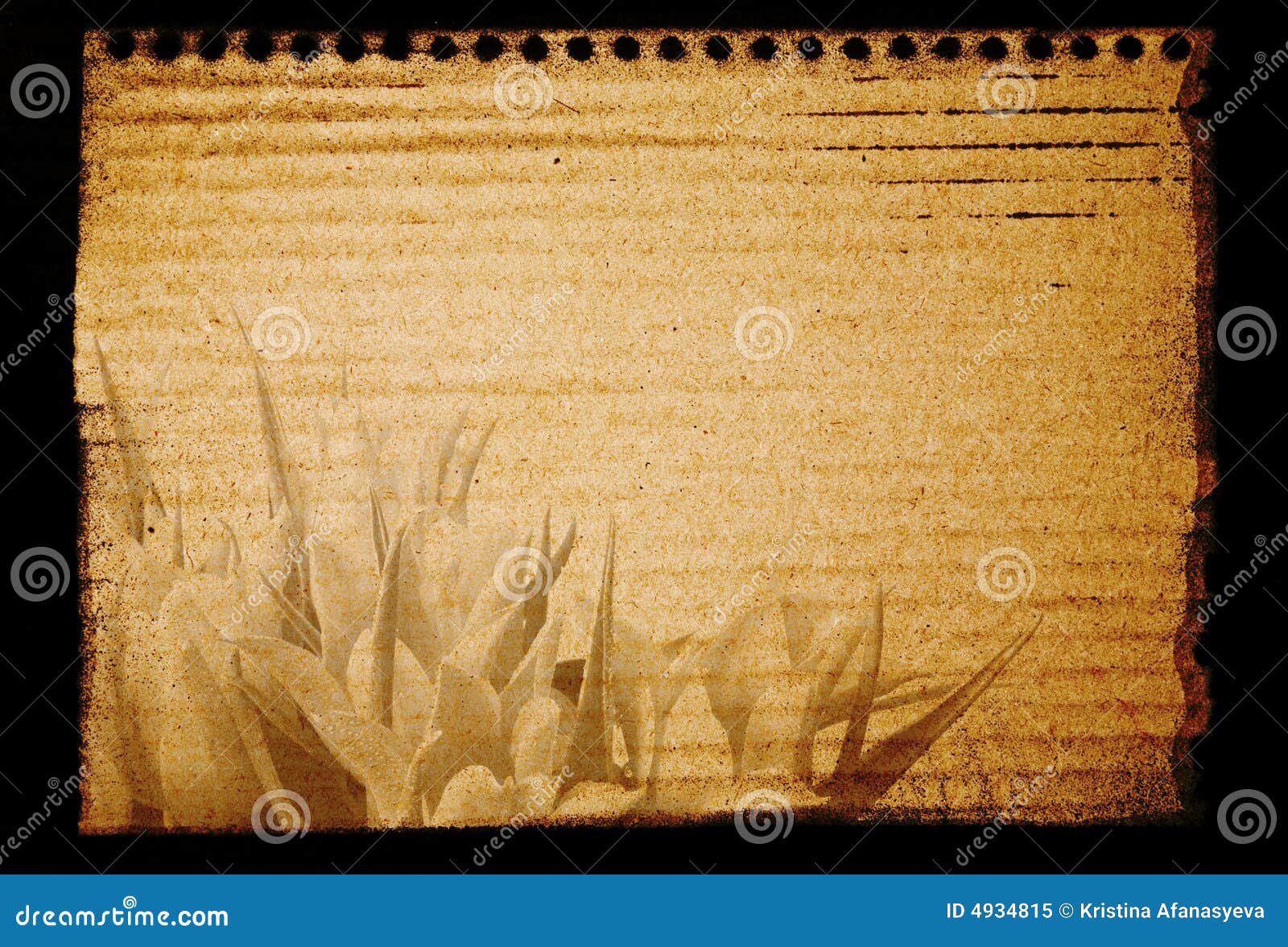 Old Style Notepad with Flowers Stock Image - Image of dirty, floral ...