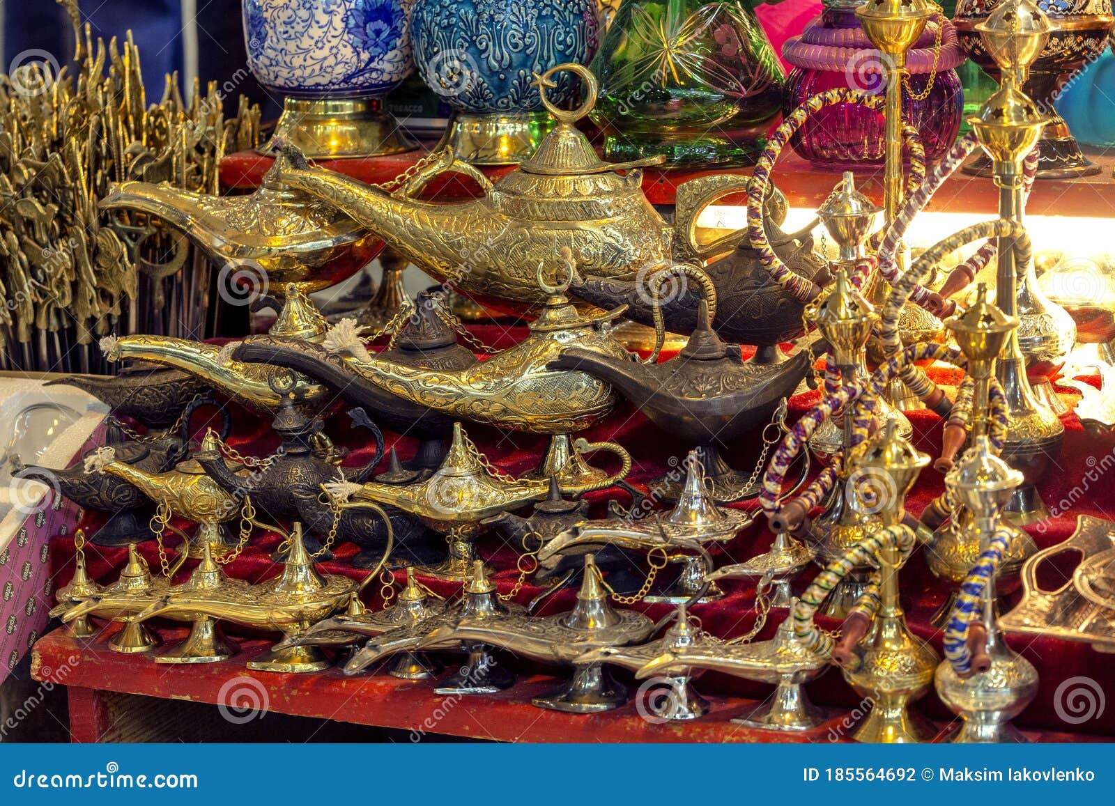 Aladdin's Magic Arab Markets Stock Photos - Free & Royalty-Free Stock ...