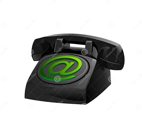 Old Style Phone Icon stock vector. Illustration of call - 22883937